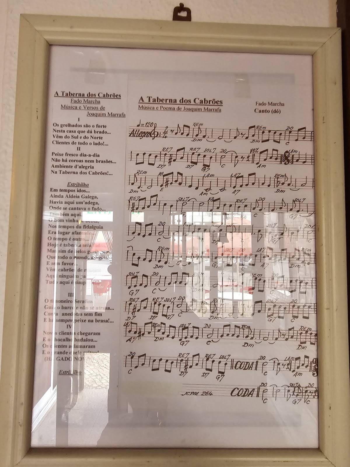 Menu em Taberna dos Cabrões restaurante, São Francisco, N119 414
