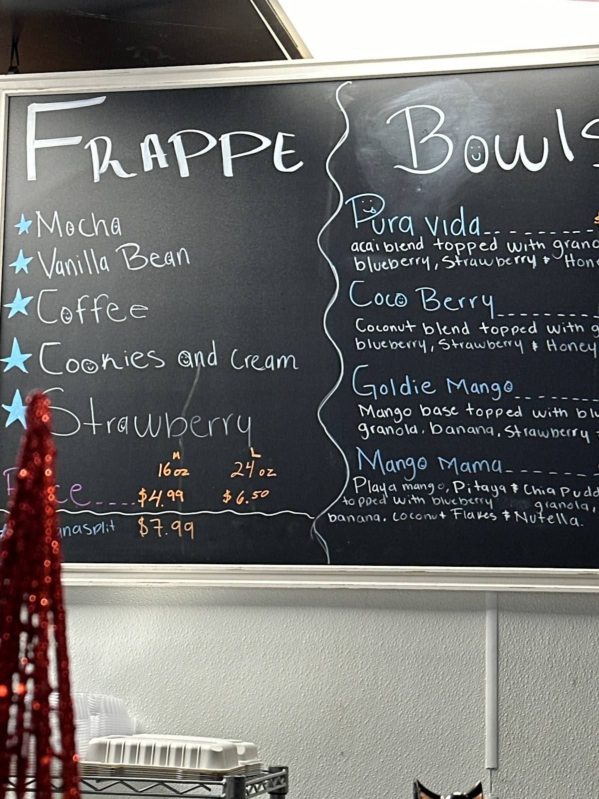 Menu at Tacos Roble restaurant, Chatsworth