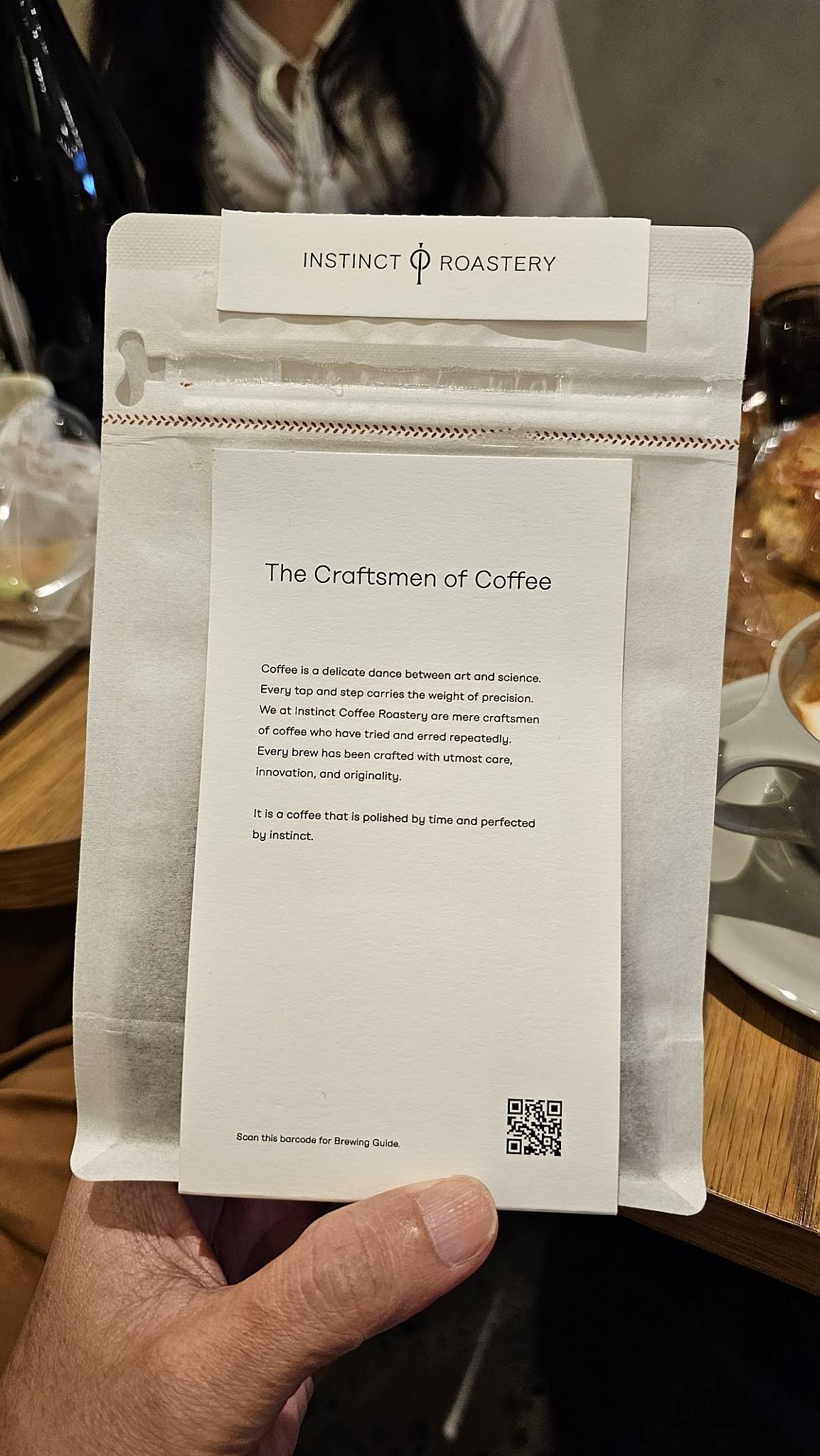 Menu at Instinct Roastery restaurant, Tangerang