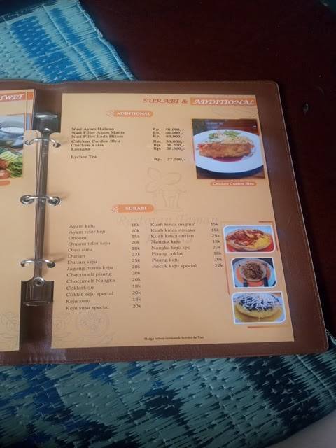 Menu at Restoran Taman Ayam Panggang Situ Gintung restaurant, South ...