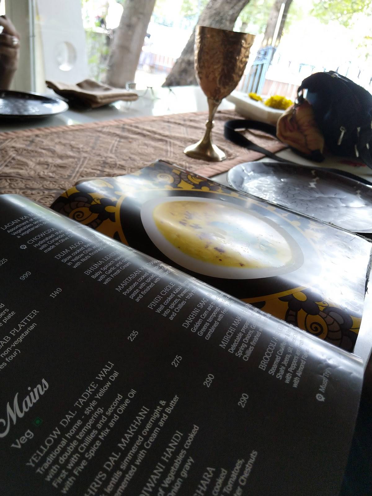 Menu at Tansen, Hyderabad, Ohri's Jalavihar
