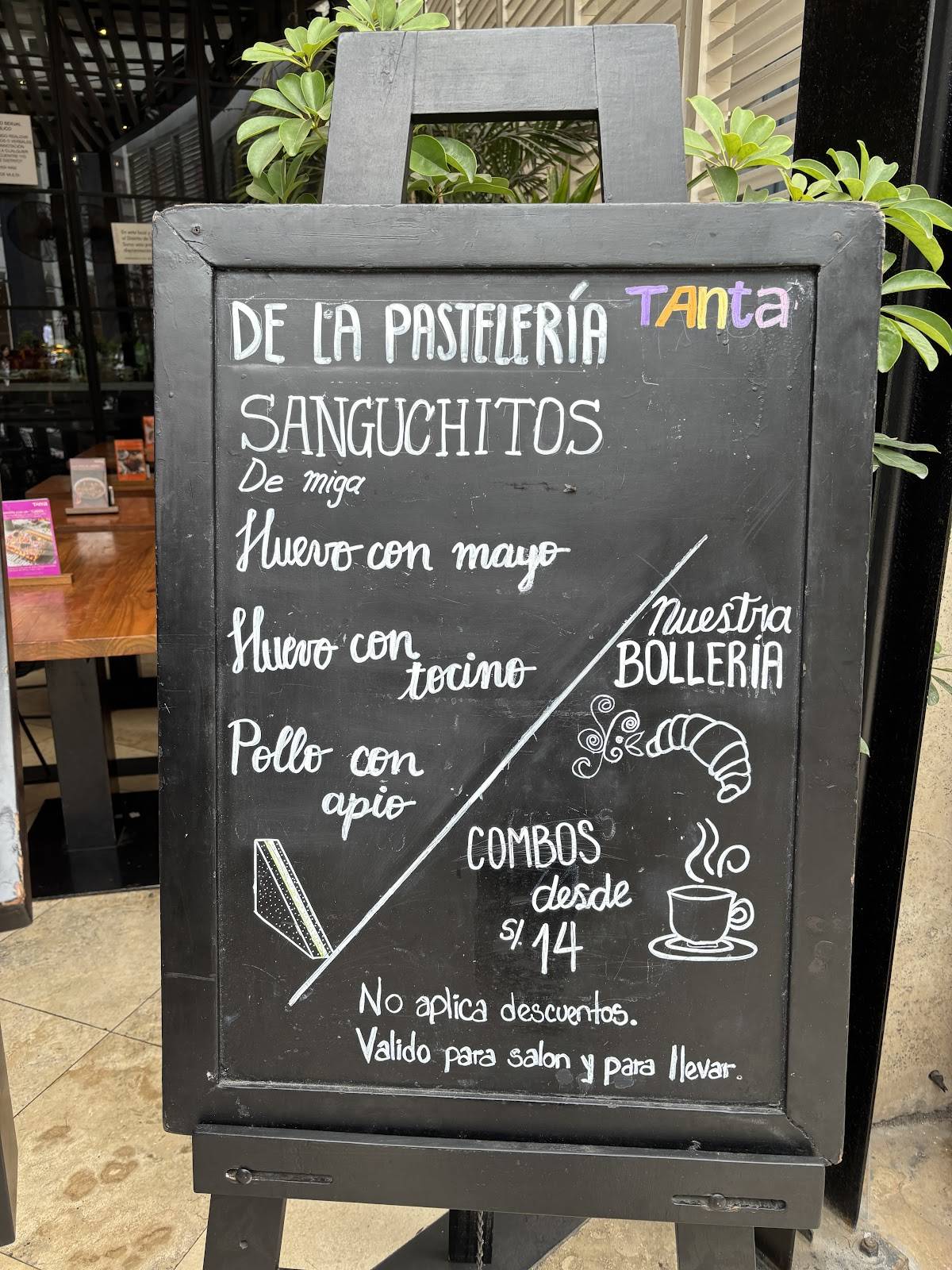 Carta del restaurante Tanta Jockey Plaza, Santiago del Surco, Av ...