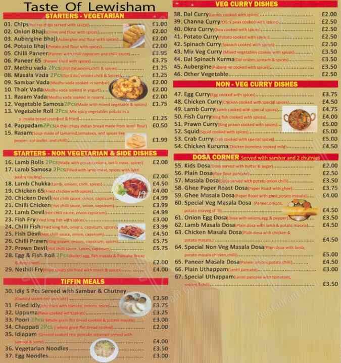 Menu at Tasty Grill & Pizza fast food, London, 175 Lee High Rd