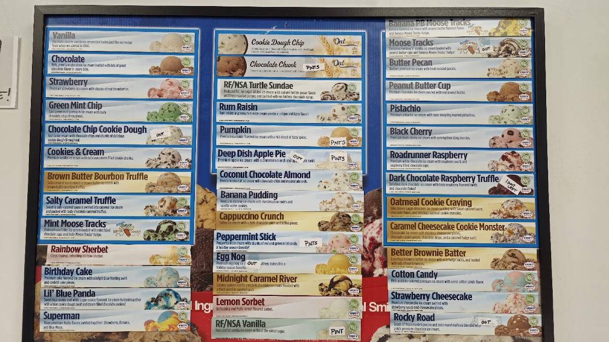 Menu at TastyTreat IceCream restaurant, Westmont, 19 S Cass Ave