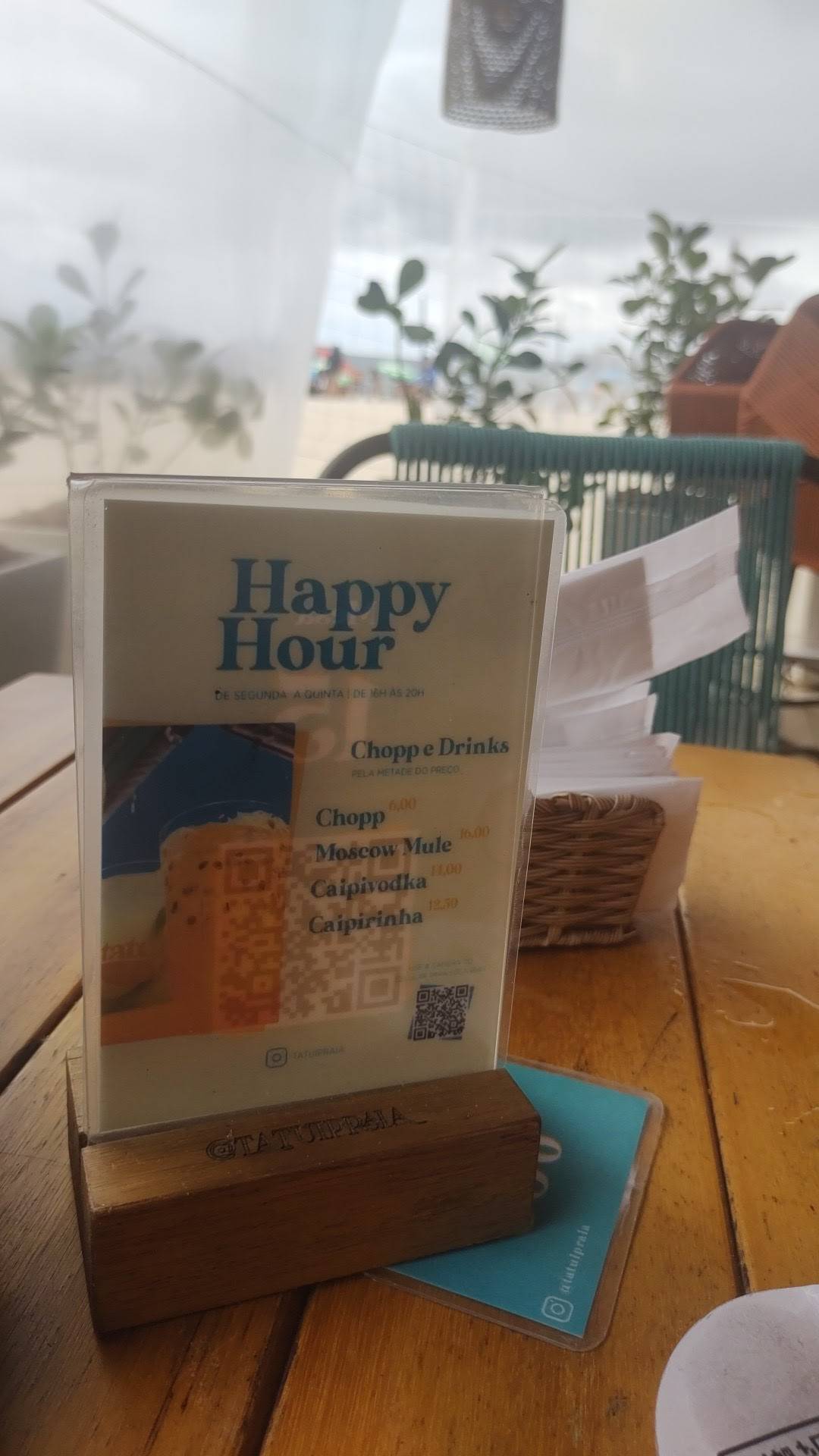 Menu em Quiosque Tatuí Praia restaurante, Rio de Janeiro