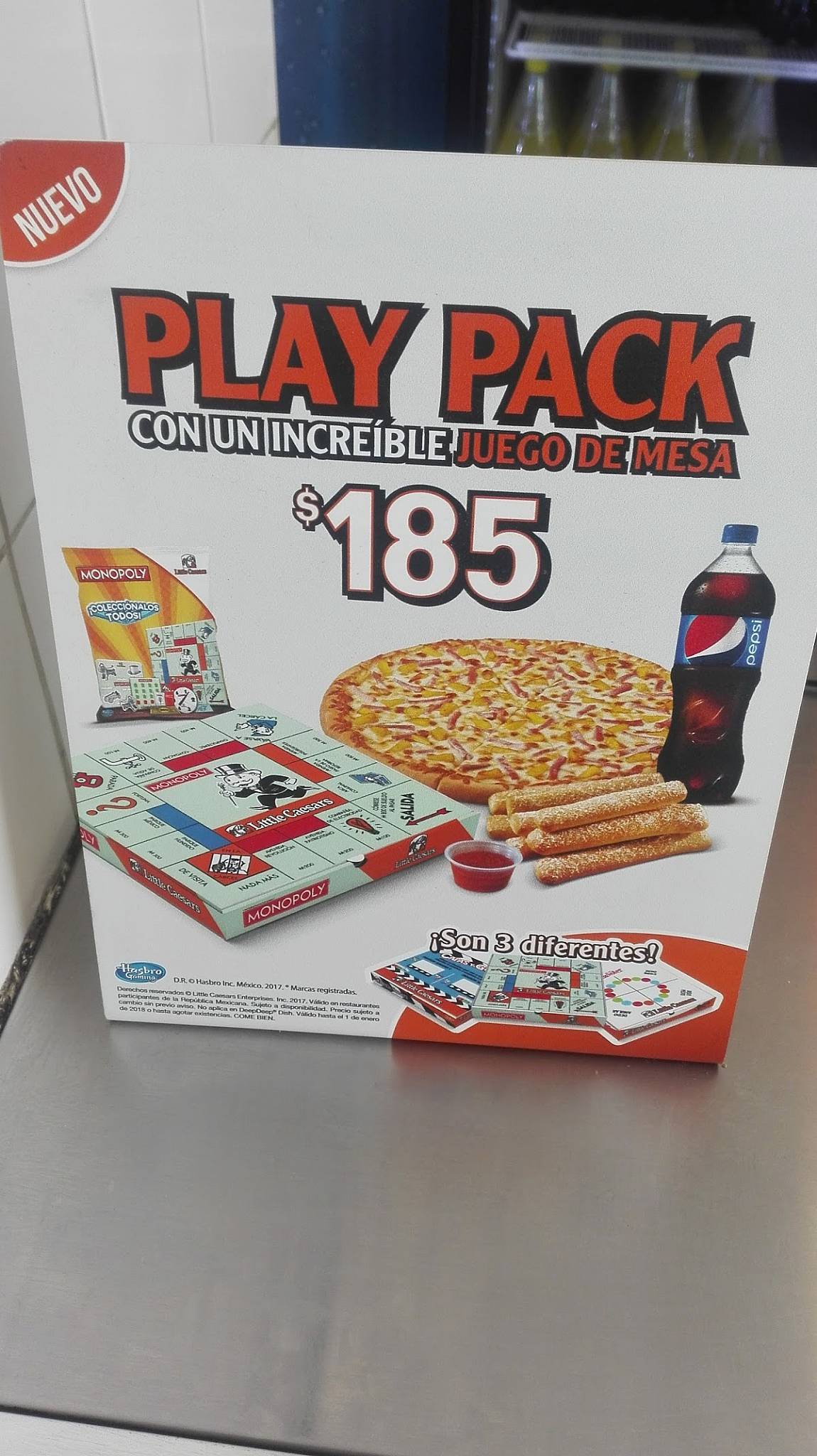 Carta del restaurante Little Caesars Pizza, Tecate