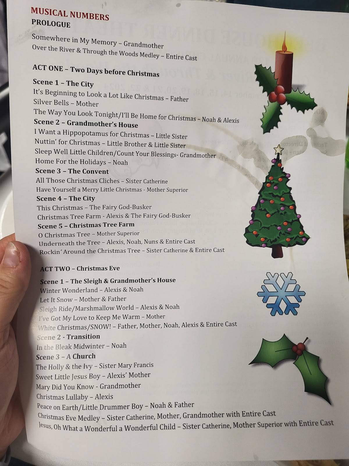 Menu at The Beef House Restaurant & Dinner Theatre, USA