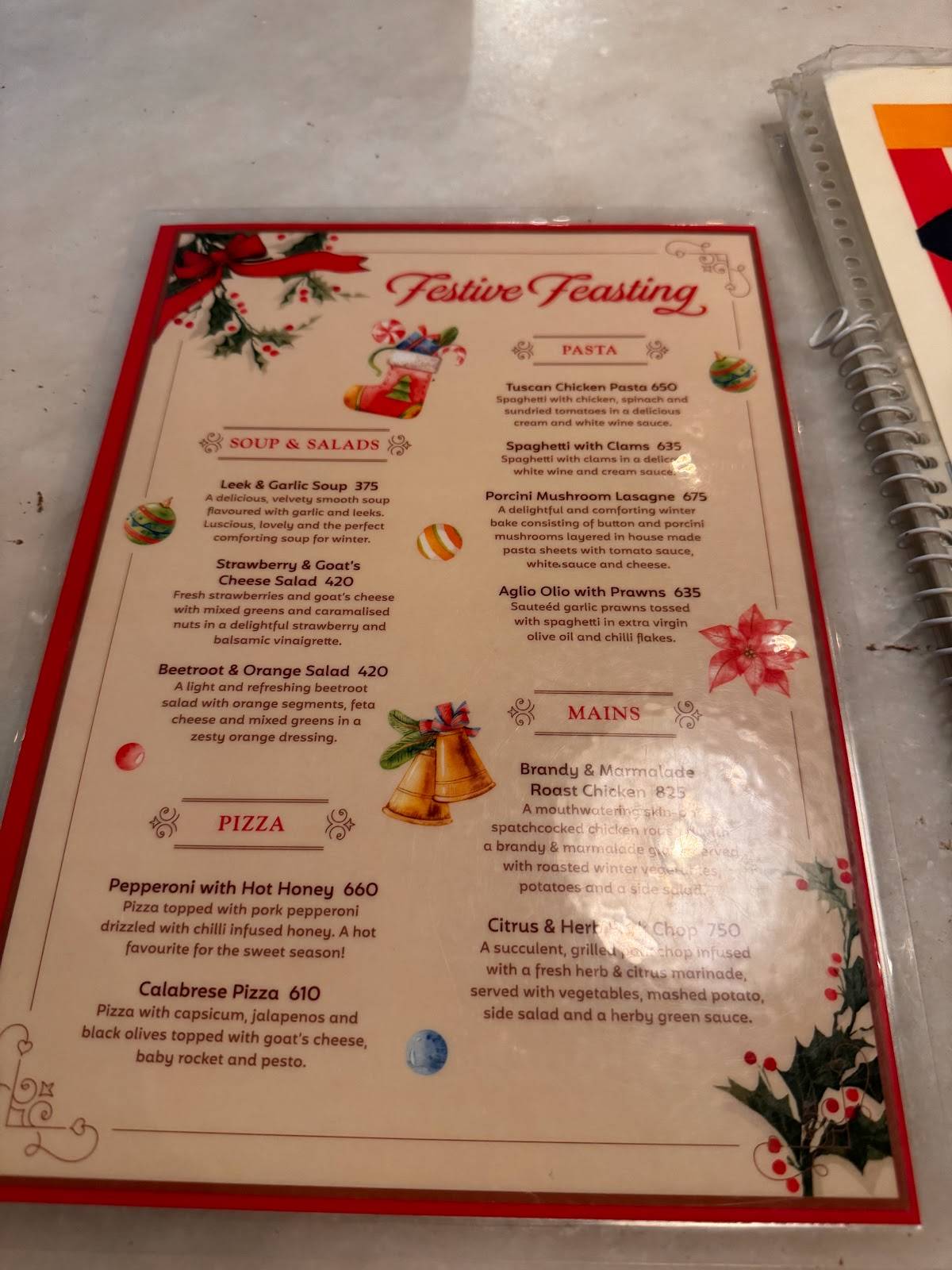 Menu at The Big Chill Cafe, Gurugram