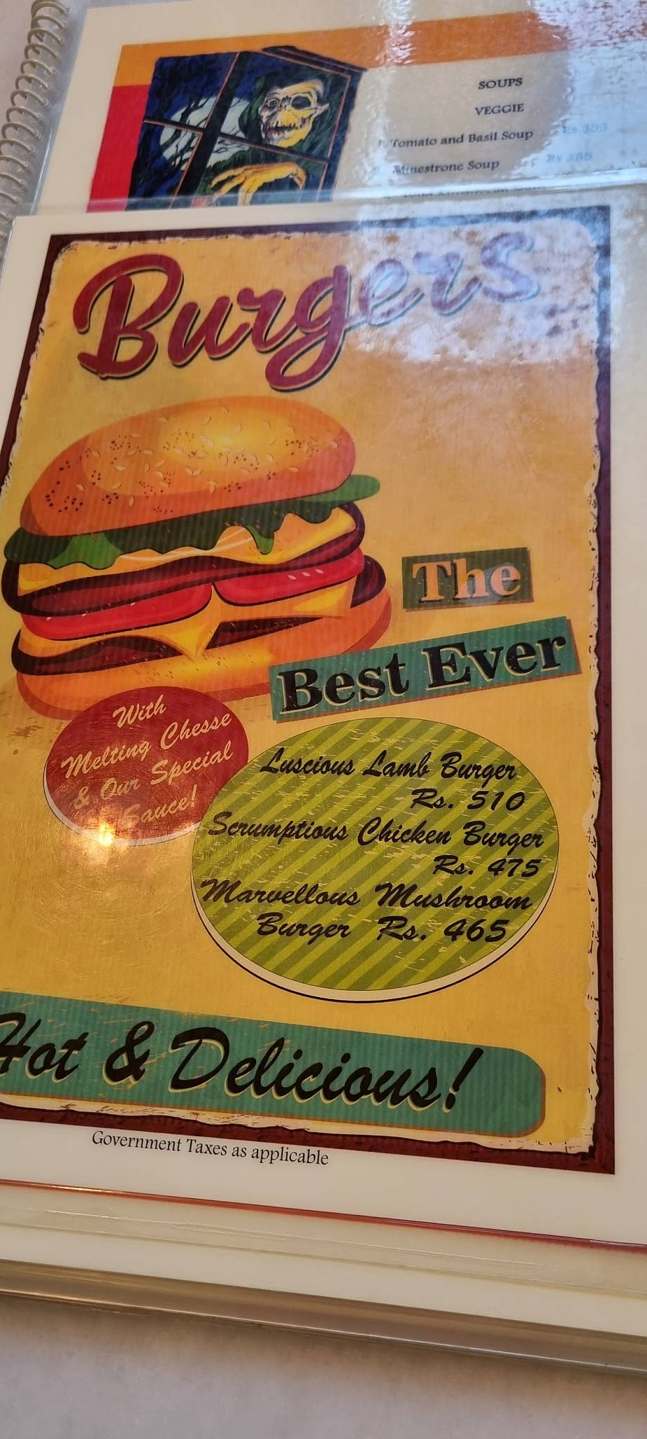 Menu at The Big Chill Cafe, Gurugram