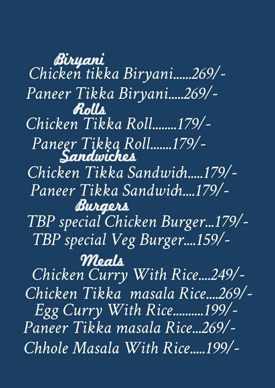 Menu at The Biryani Plus, Mumbai