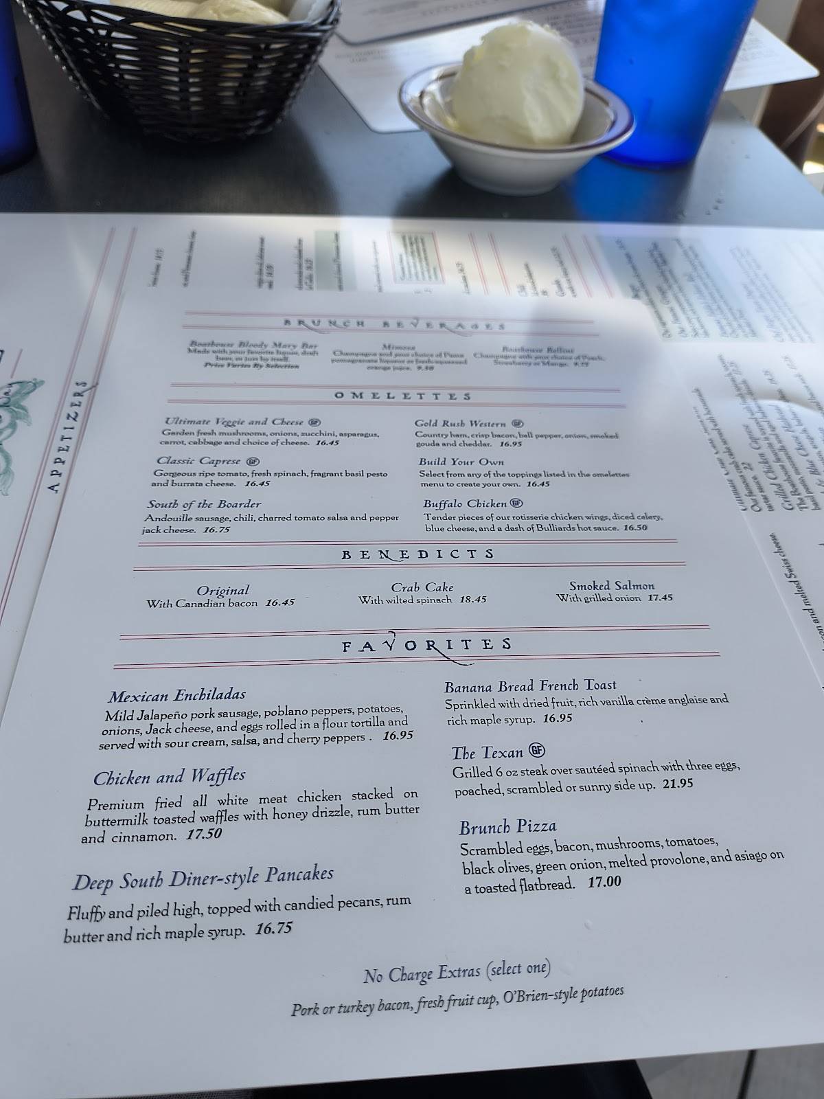Menu at The Boathouse On Naples Bay restaurant, Naples
