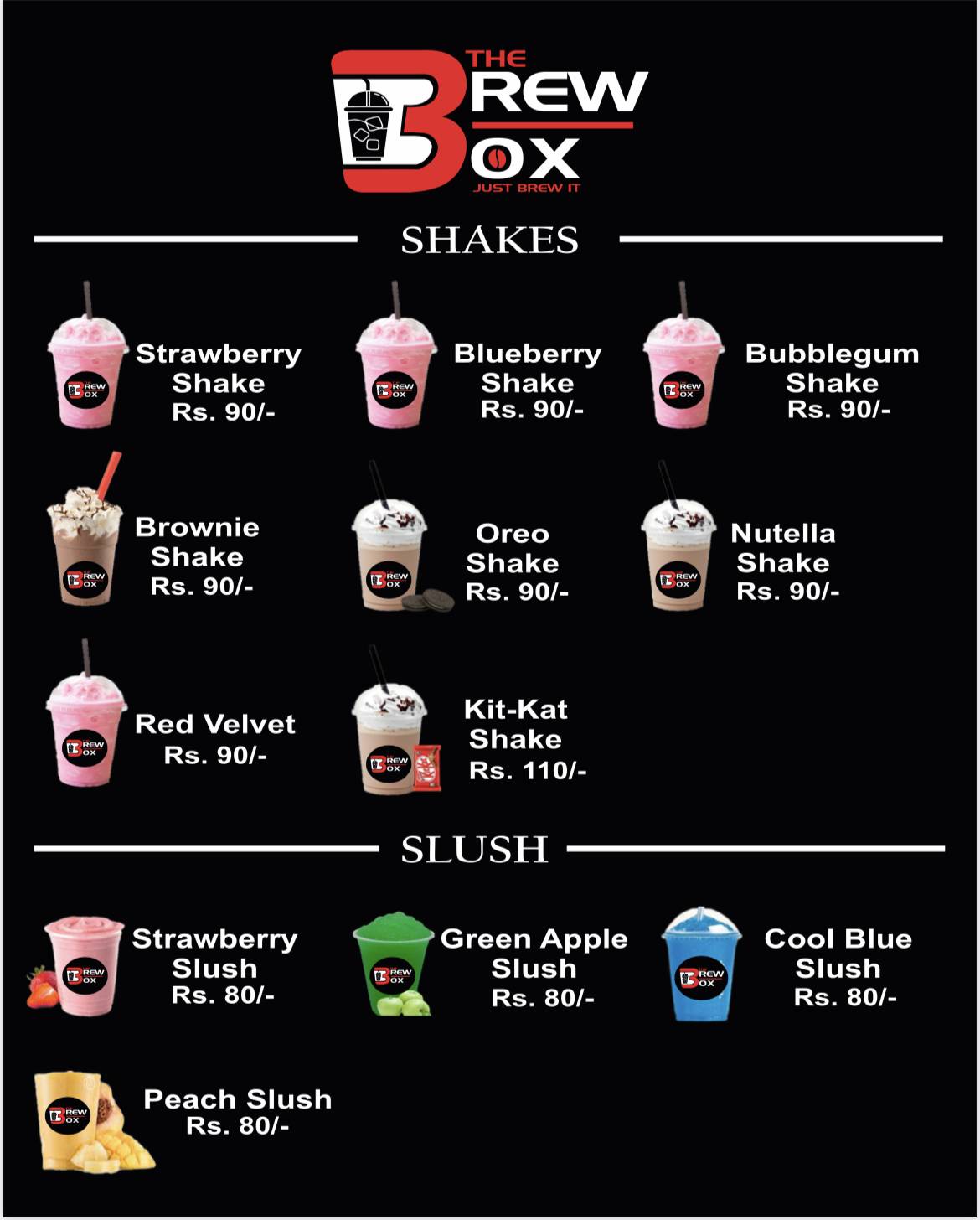 Menu at The Brew Box, Pune