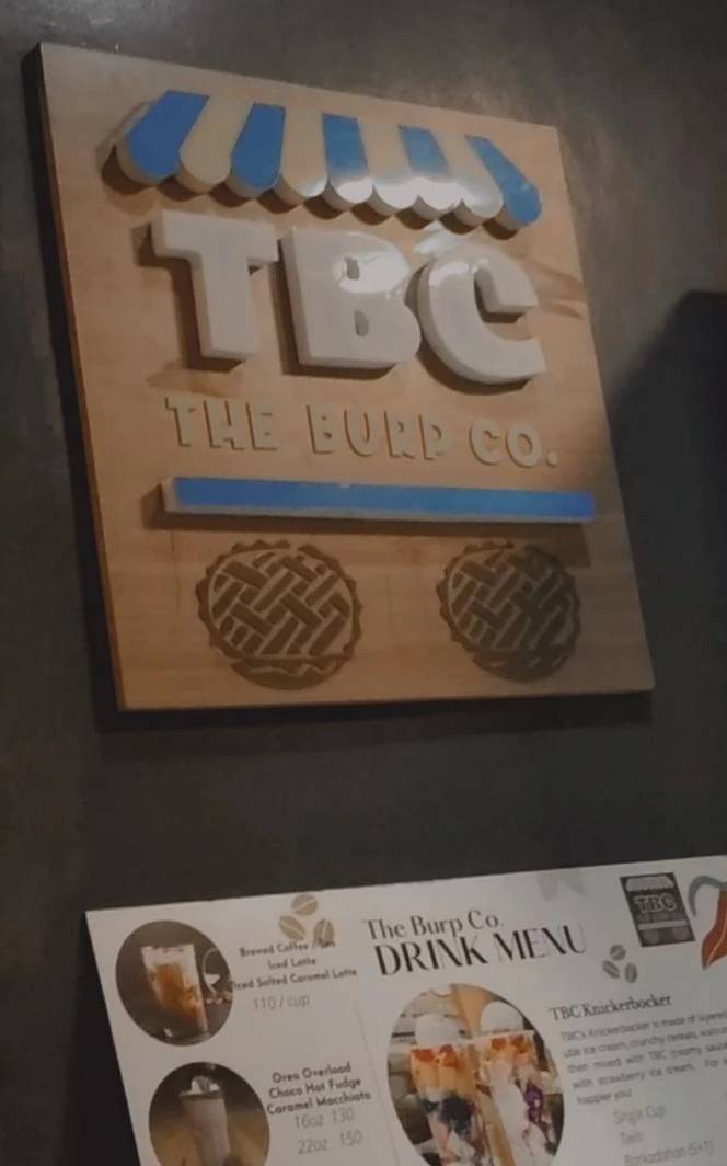 Menu at The Burp Co. (TBC) - Puan Branch cafe, Davao City