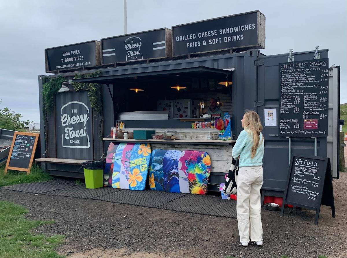 Menu at The Cheesy Toast Shack cafe, Kingsbarns, A917