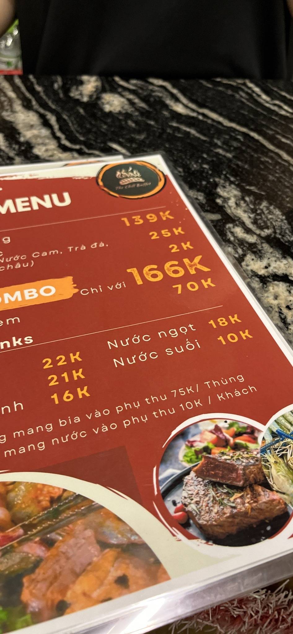 Menu at The Chill Buffet (Chi Nhánh 2) - Buffet nướng 139k restaurant ...