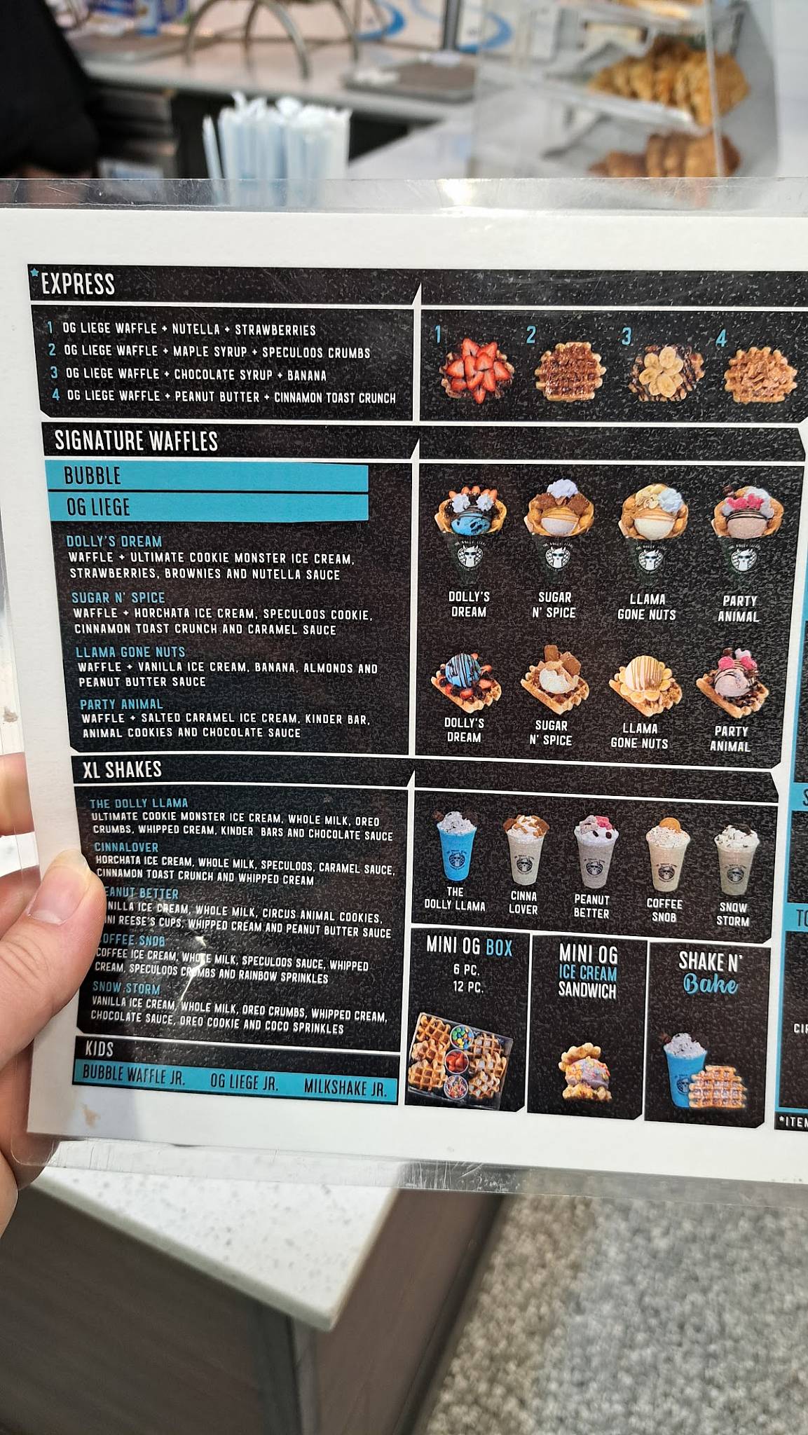 Menu at The Dolly Llama Myrtle Beach desserts, Myrtle Beach