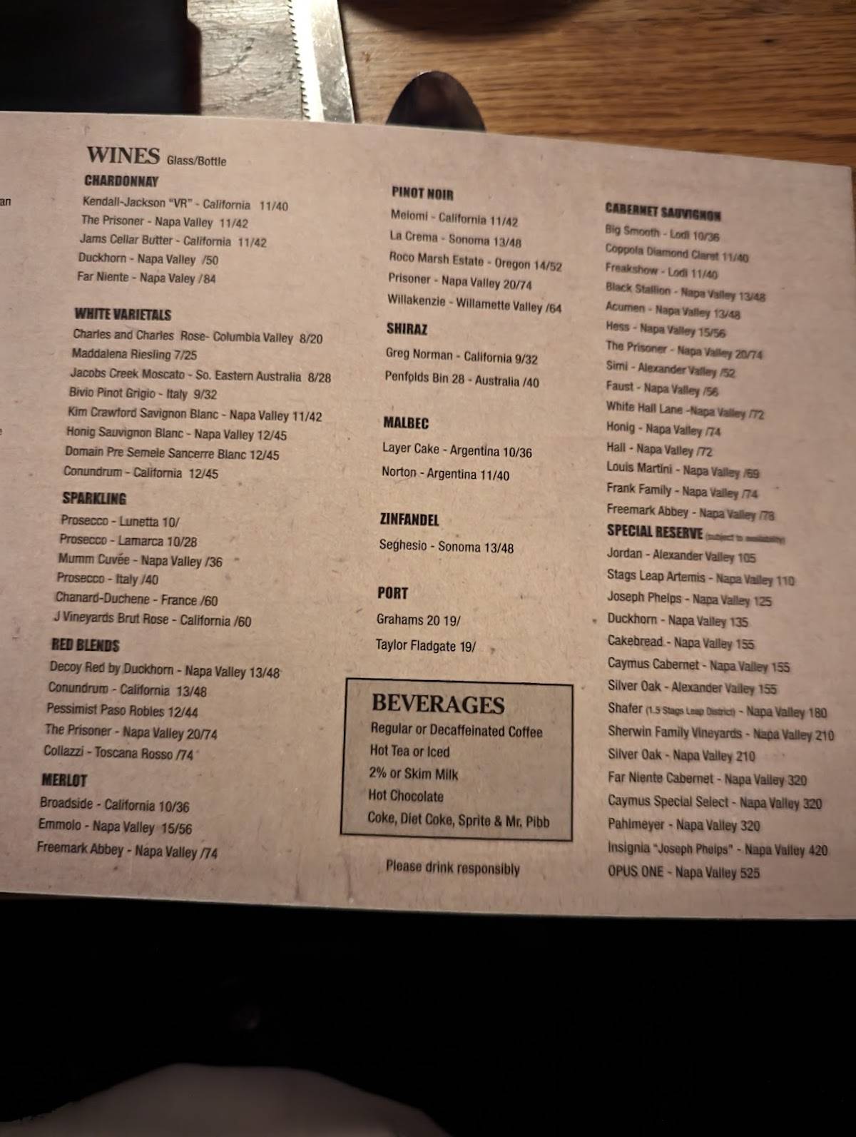 Menu at The Drover pub & bar, Omaha, S 73rd St