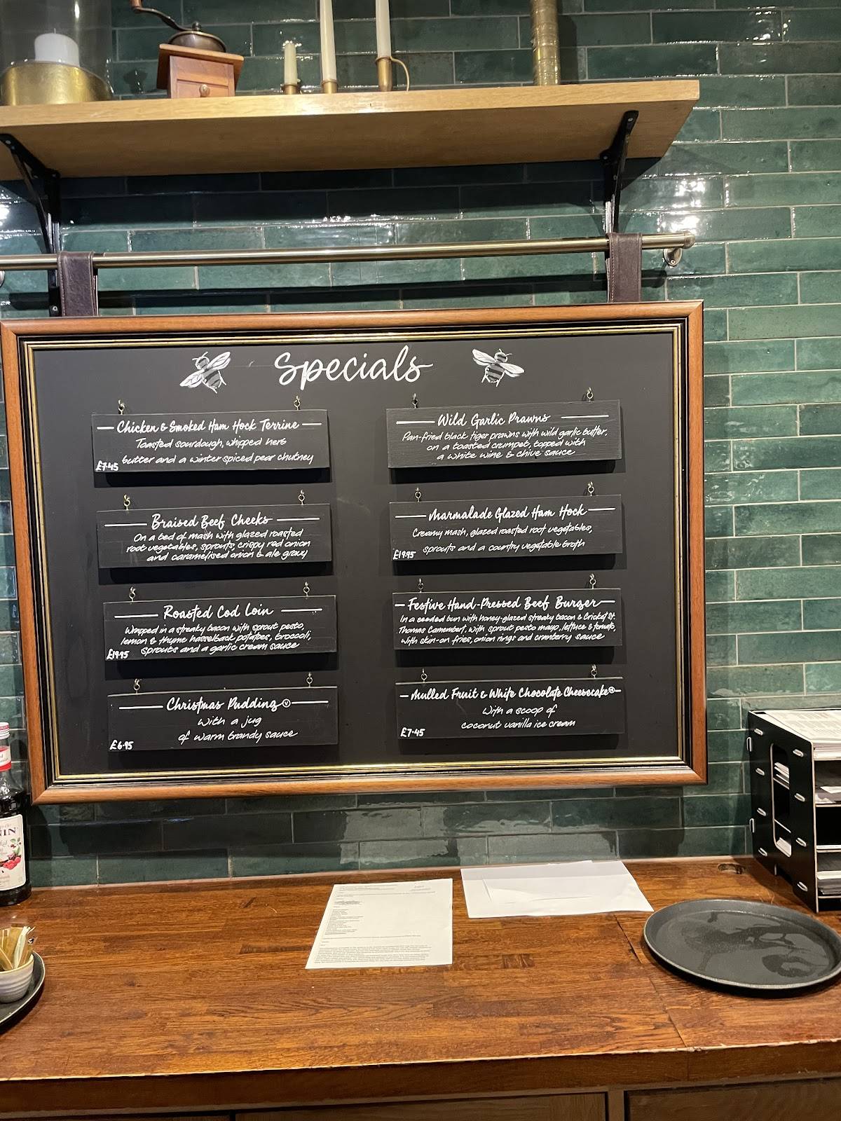 Menu at The Ely pub & bar, Blackwater