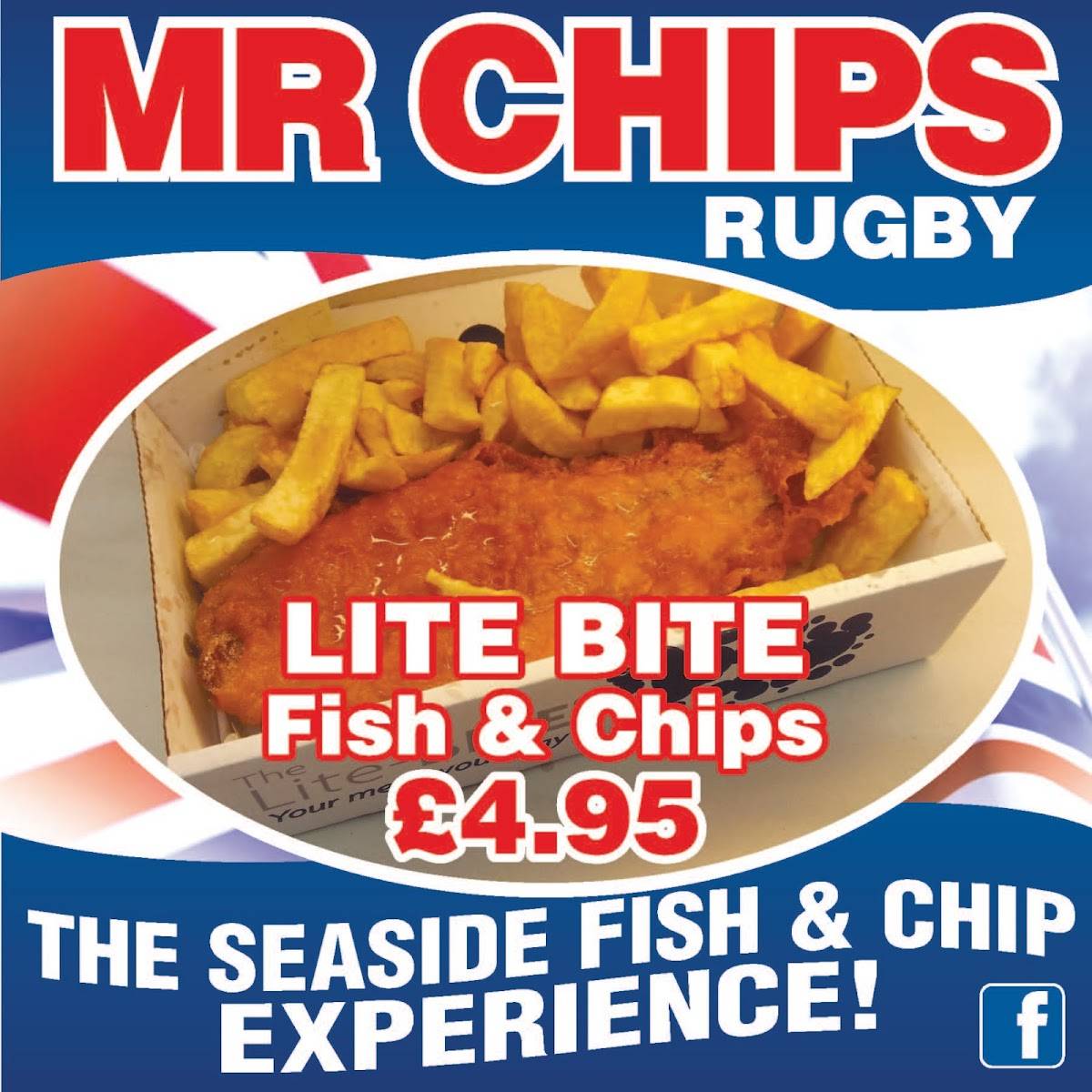 Menu at The Famous Mr Chips Rugby fast food, Rugby