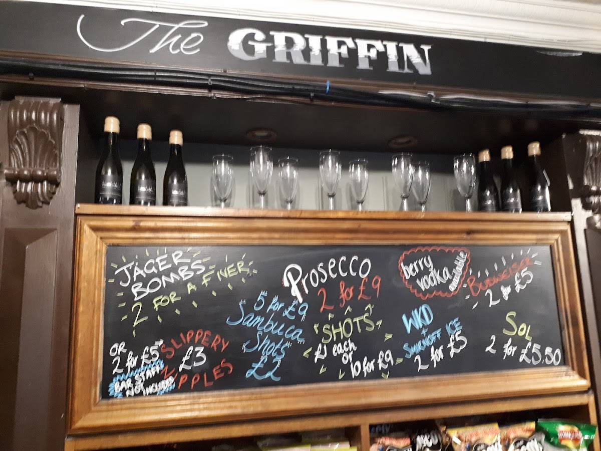 Menu at The Griffin, High Street, Mold pub & bar, Mold