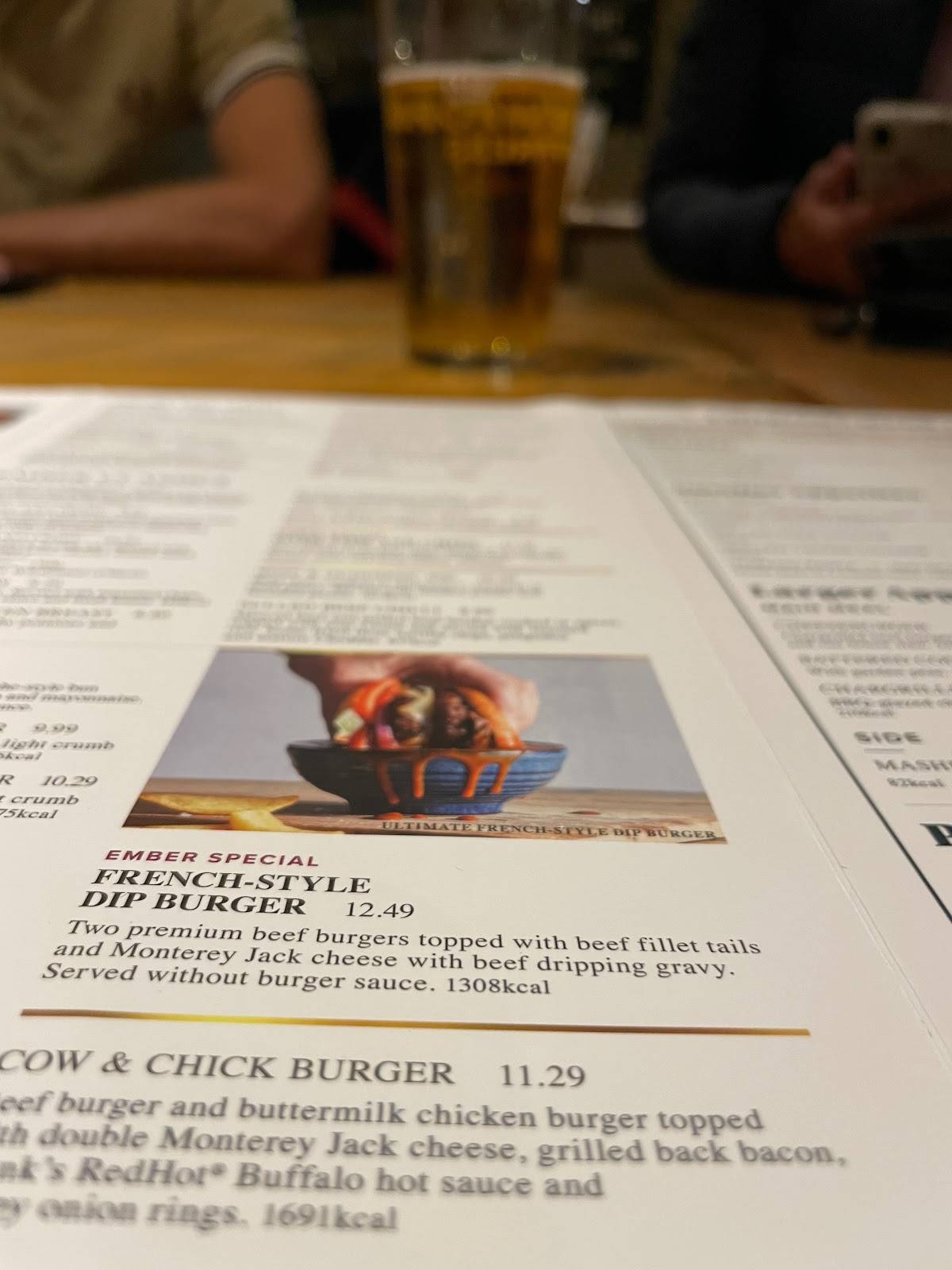 Menu at The Hemlock Stone pub & bar, Nottingham, 1 Bramcote Ln