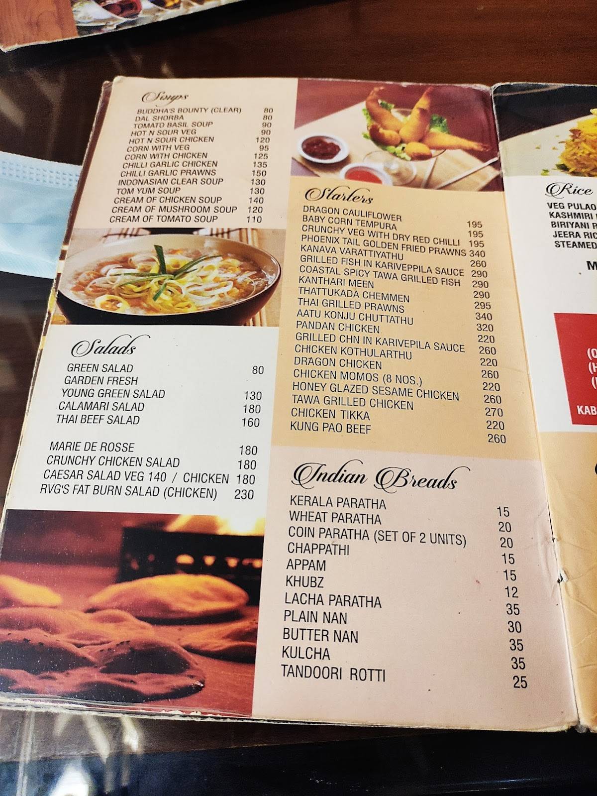 Menu at The Imperial Kitchen, Thiruvananthapuram, Favourite Centrium