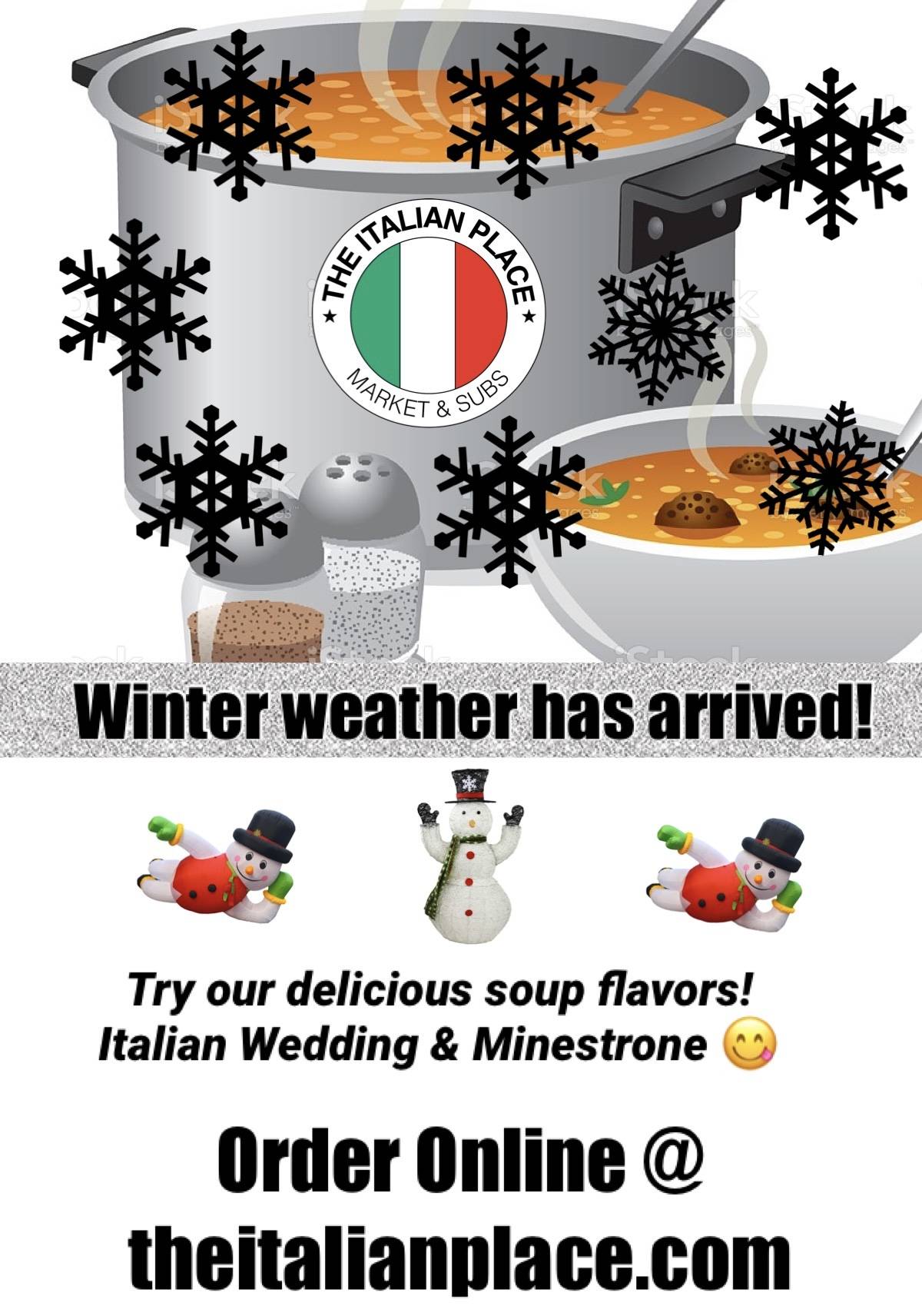 Menu at The Italian Place pizzeria, Merrifield