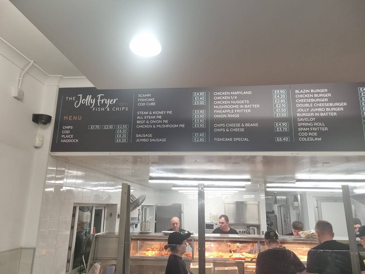 Menu at The Jolly Fryer restaurant, Wisbech