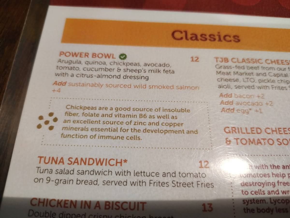 Carta del restaurante The Joy Bus Diner, Phoenix