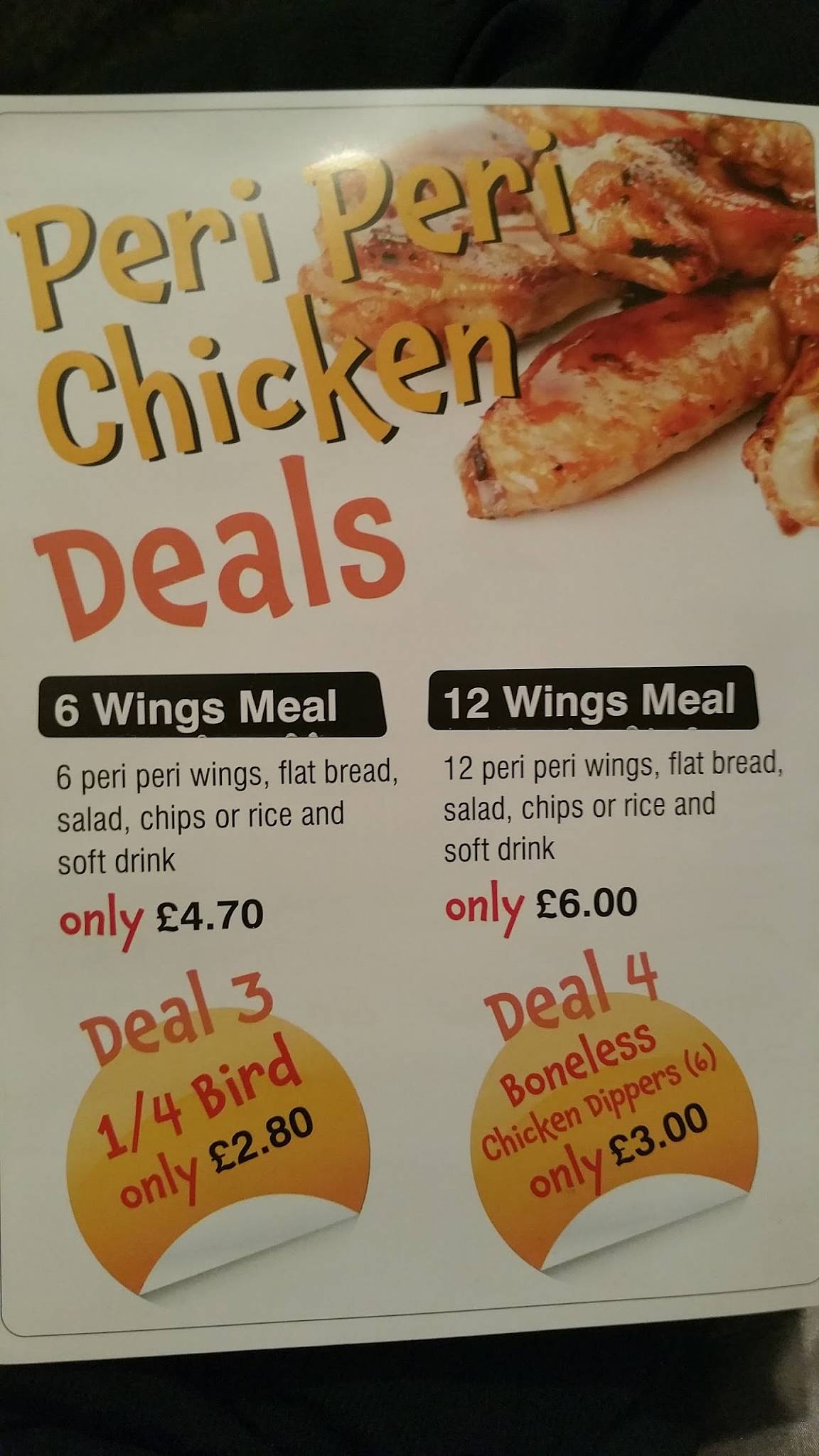 Menu at The Mash's Peri Peri Grill Deane Road fast food, Bolton