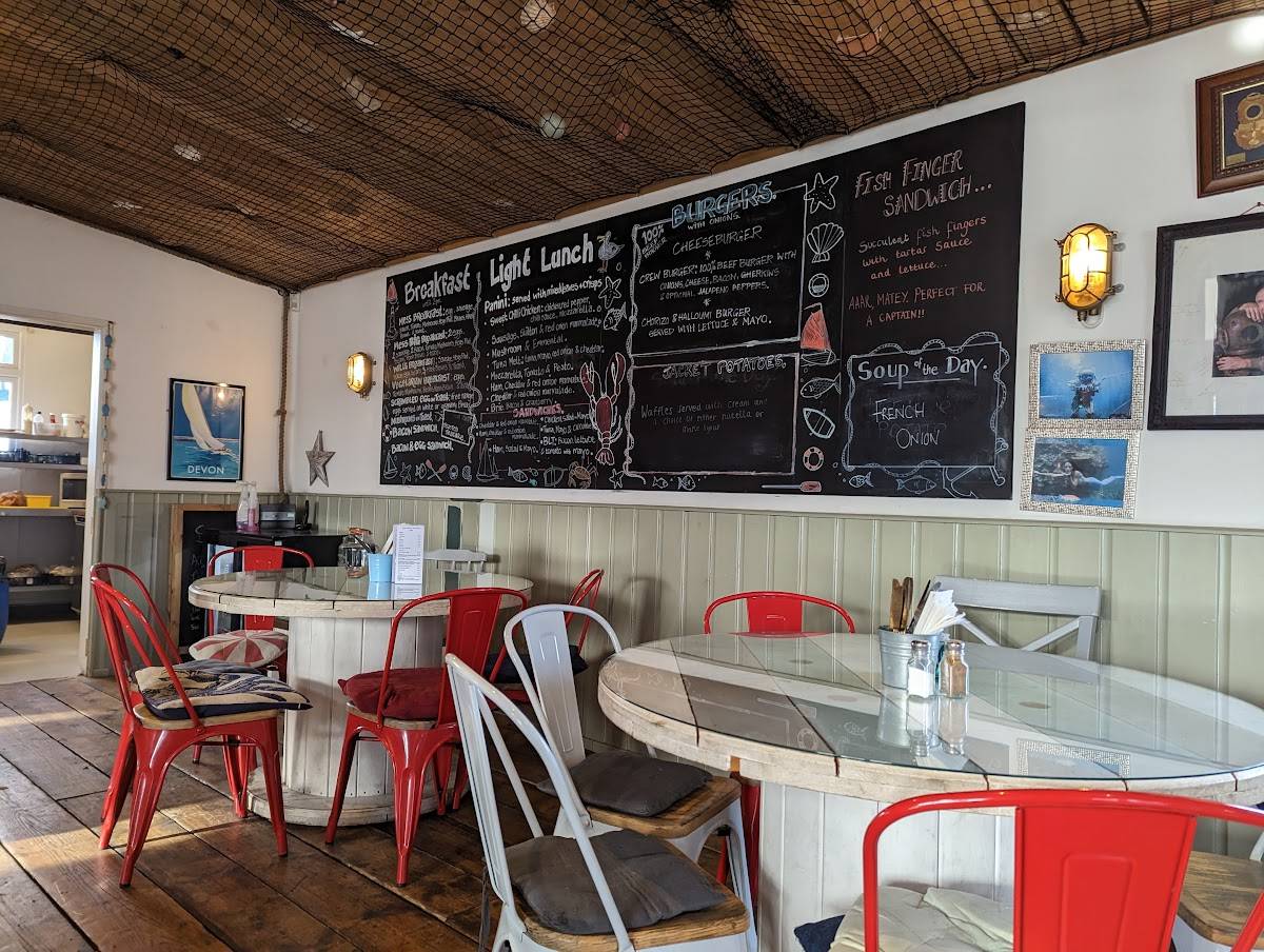 Menu at The Mess Room cafe, Plymouth