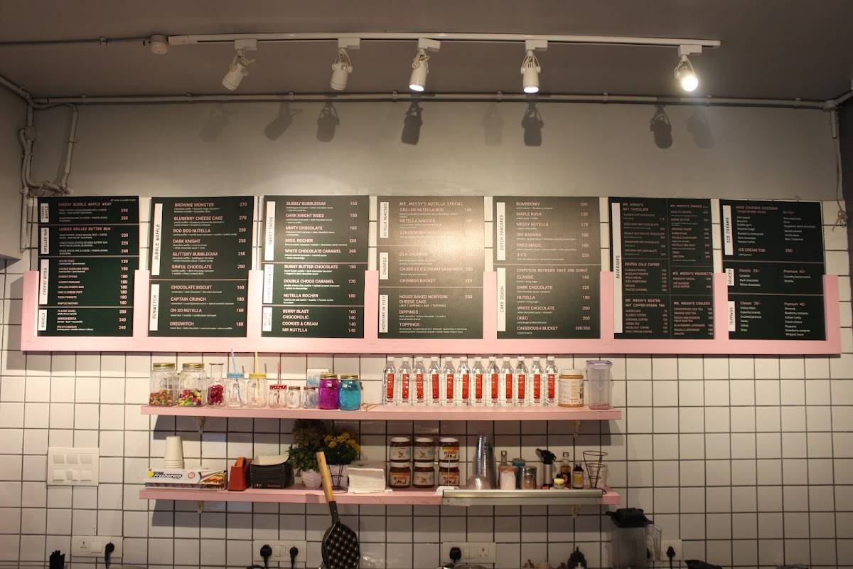 Menu at The Messy House - Dessert Bar & Cafe, Mumbai, Shop No. 31 & 32