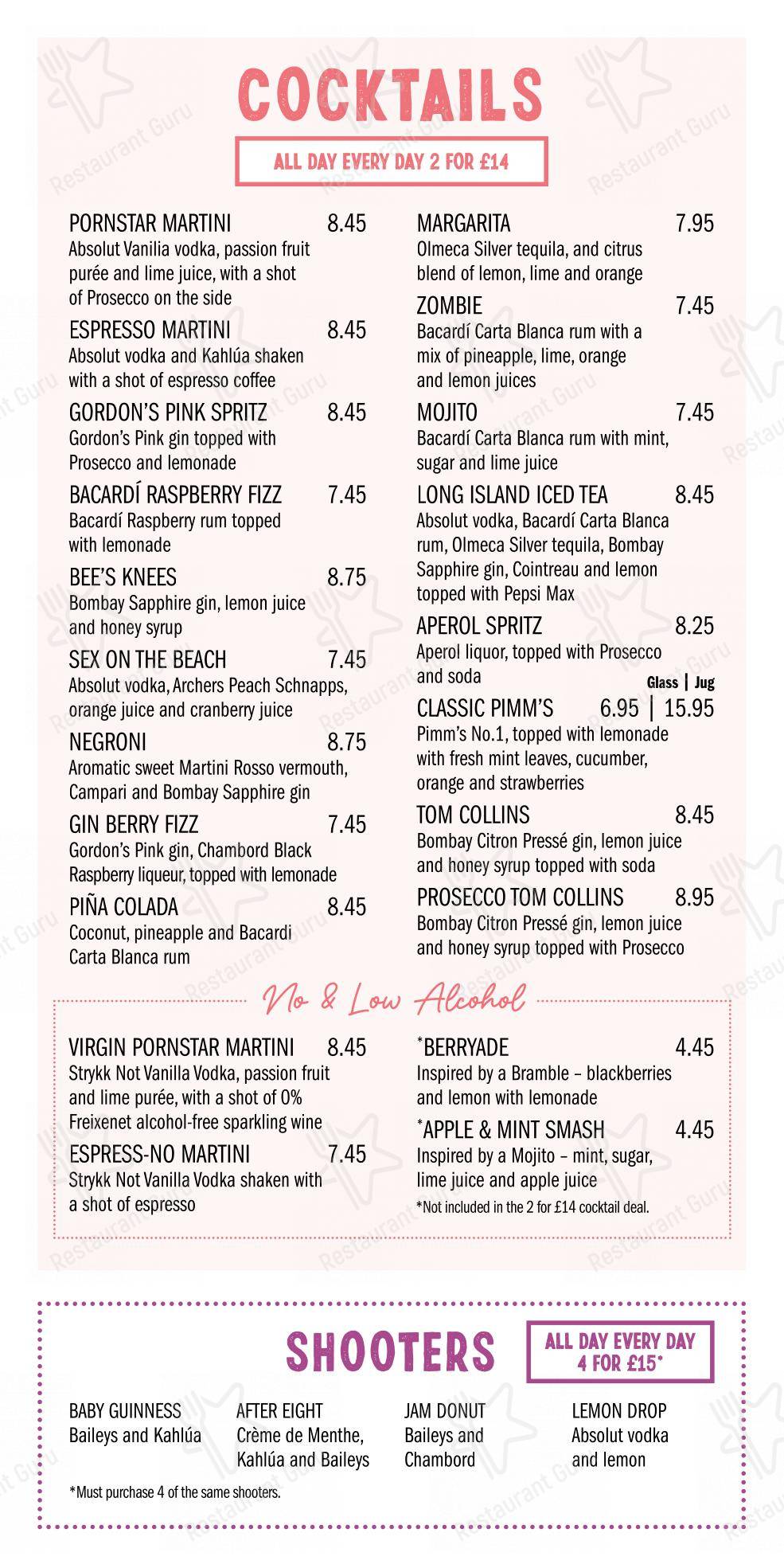 Menu at Millstream pub & bar, Hitchin