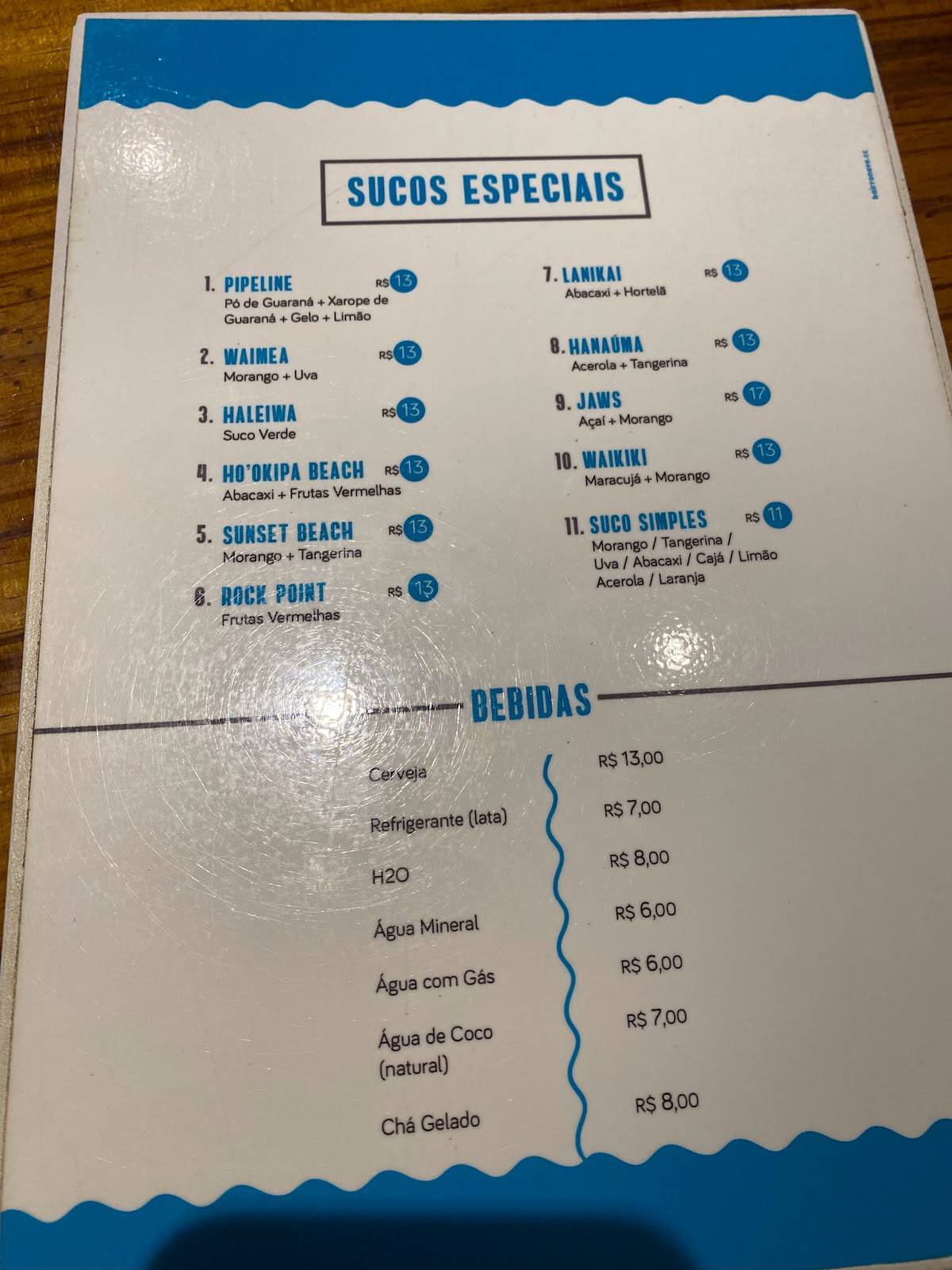 Menu em O Poke - Fast Food Havaiano, Natal