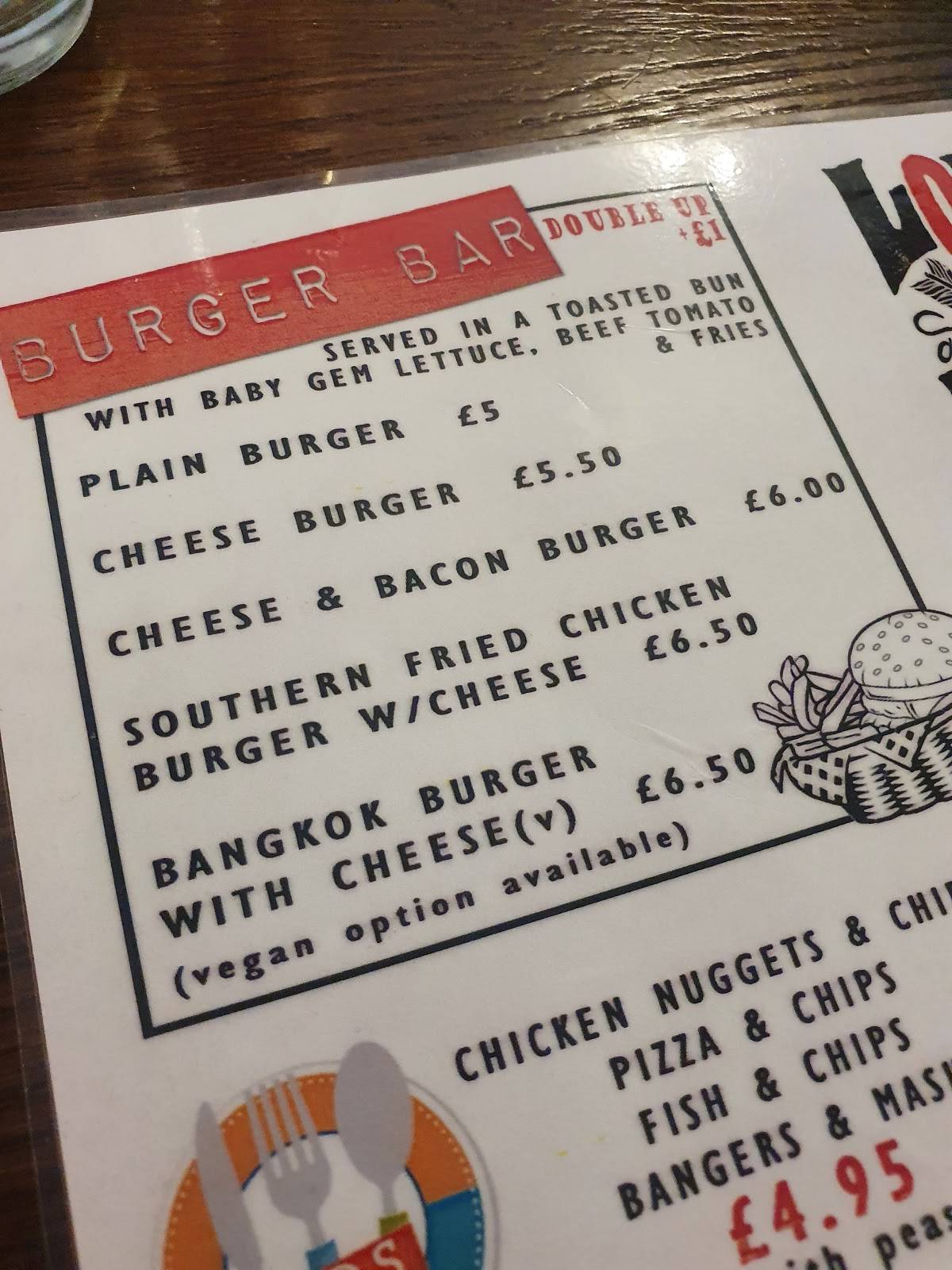 Menu at The Red Lion Restaurant Penyffordd, Penyffordd