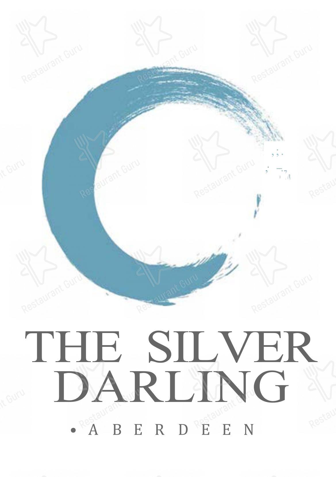 Menu at The Silver Darling restaurant, Aberdeen