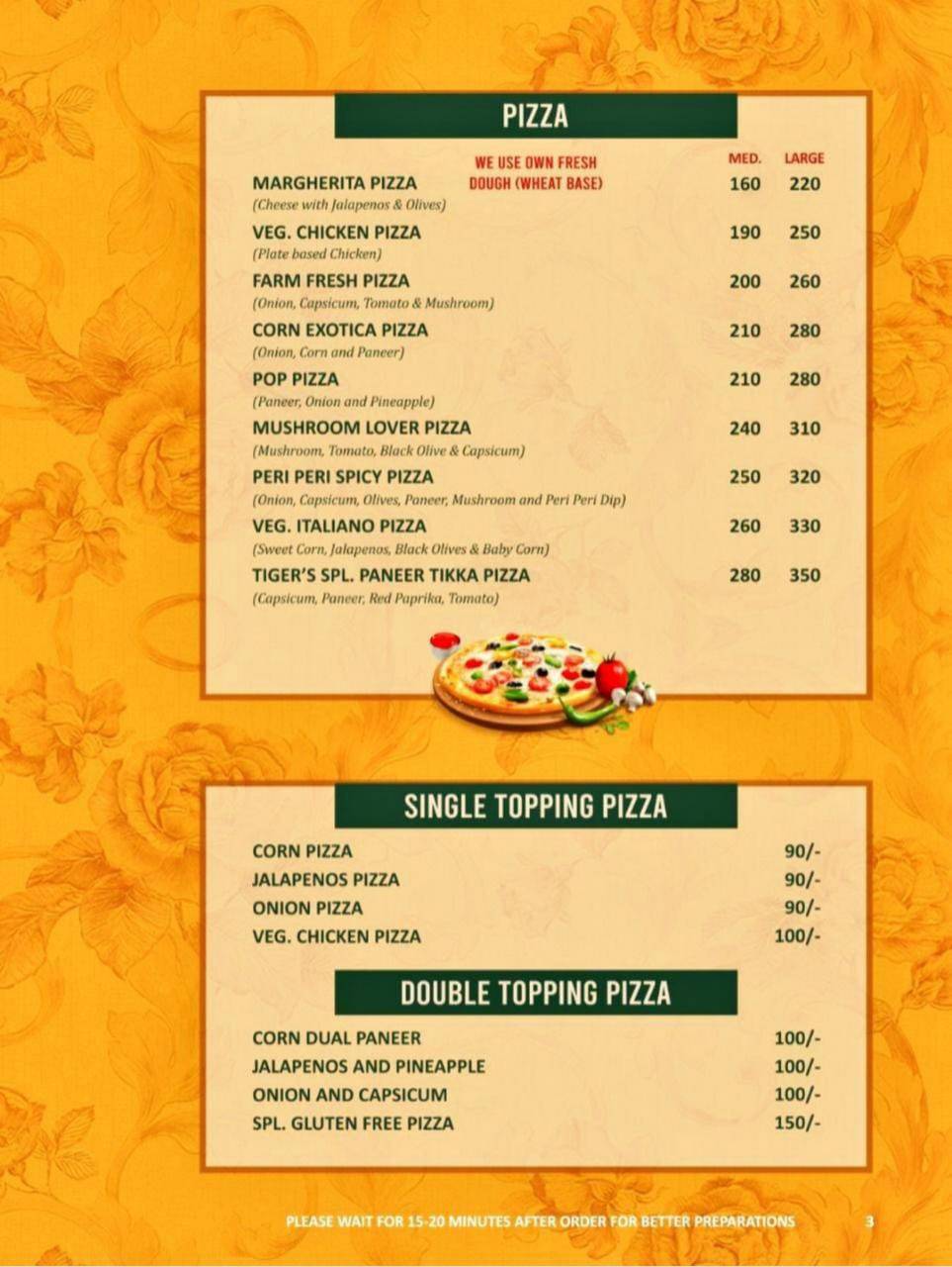 Menu at The Tiger's Kitchen, Ludhiana