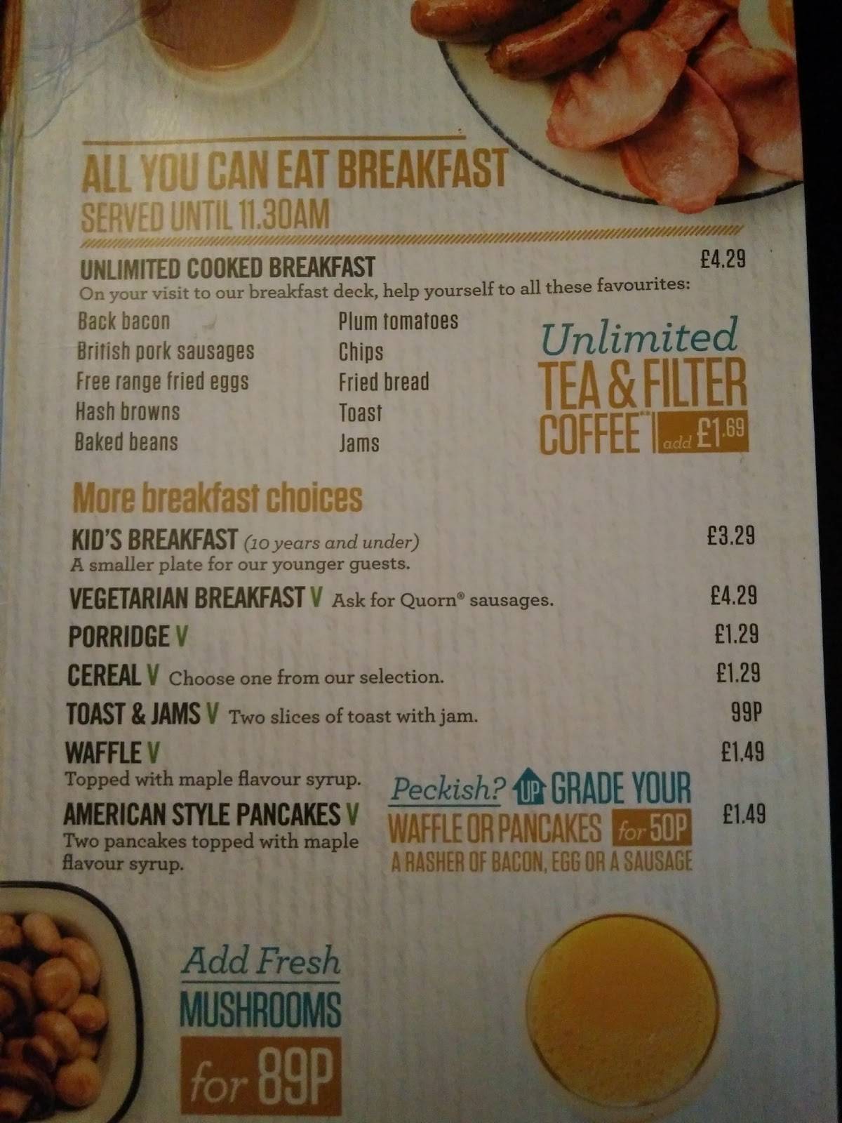 Menu at The Tramway, Cleveleys pub & bar, Blackpool, Lancashire