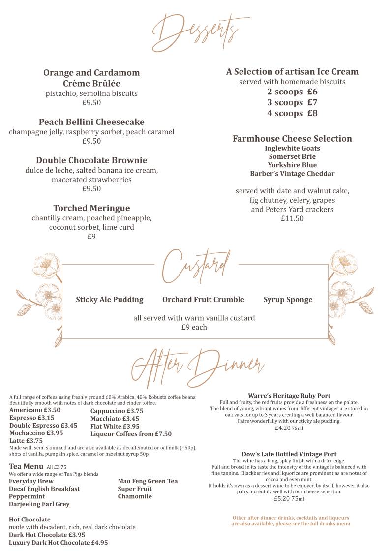 Menu at The Waggon Inn pub & bar, Oldham, Waggon Inn