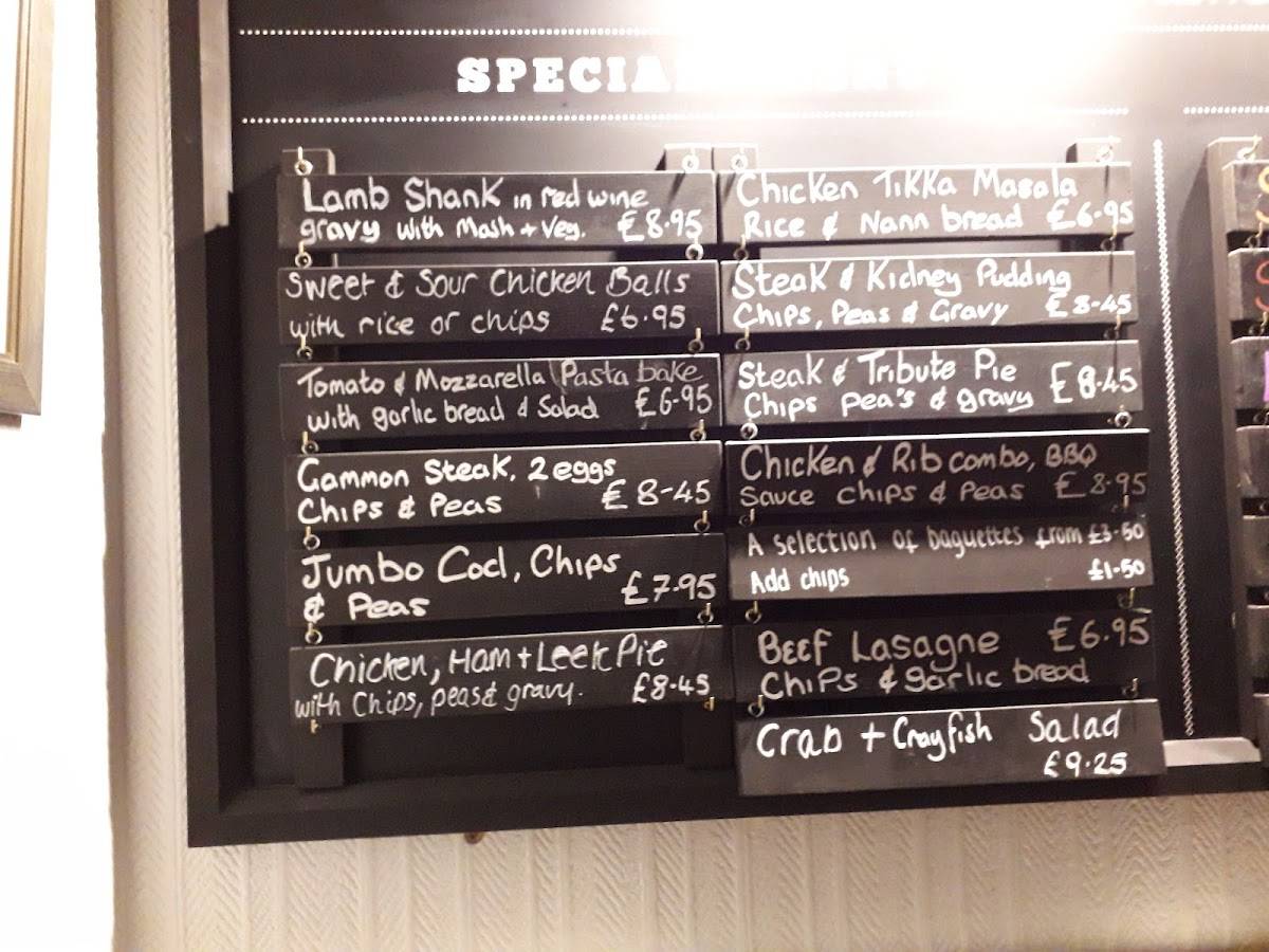 Menu at The Welcome Home Inn pub & bar, Par