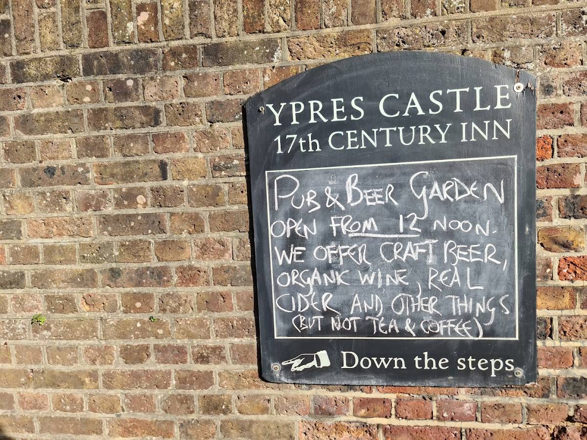 Menu at The Ypres Castle Inn pub & bar, Rye