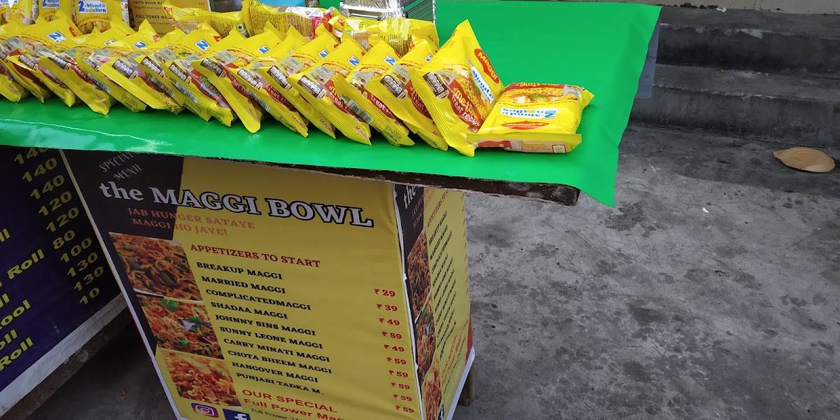 Menu at The maggi bowl, Delhi
