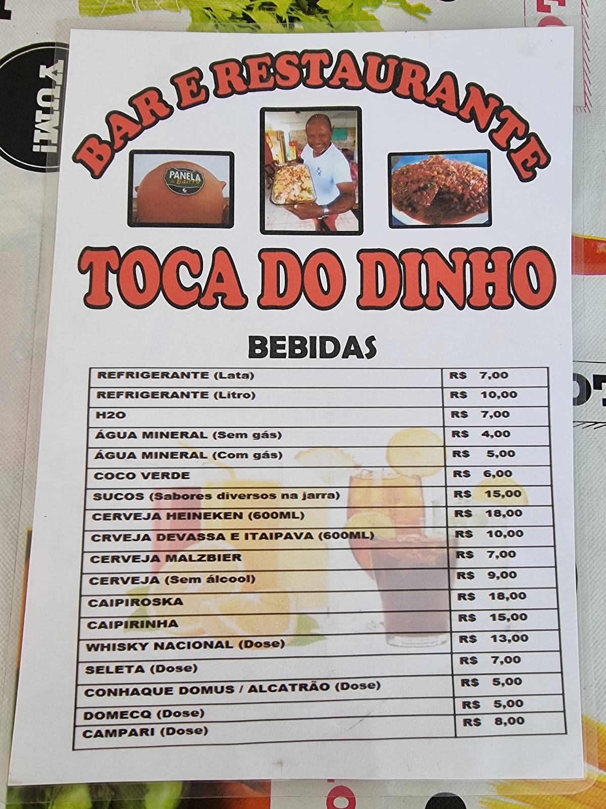 Menu em Toca do Dinho pub & Bar, Salvador, R. do Tamarimeiro