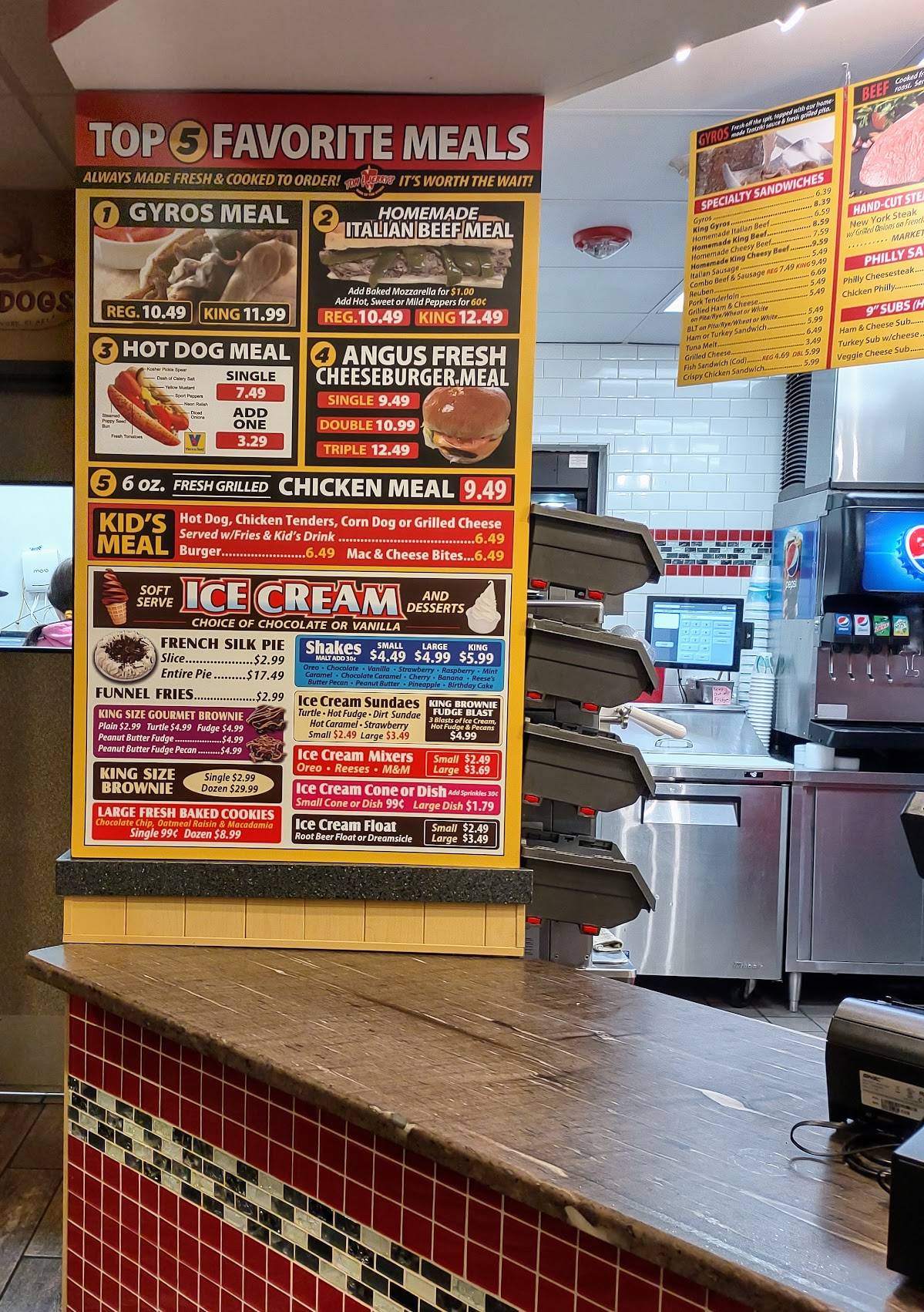 Menu at Tom & Jerry's Restaurant, Belvidere, N State St