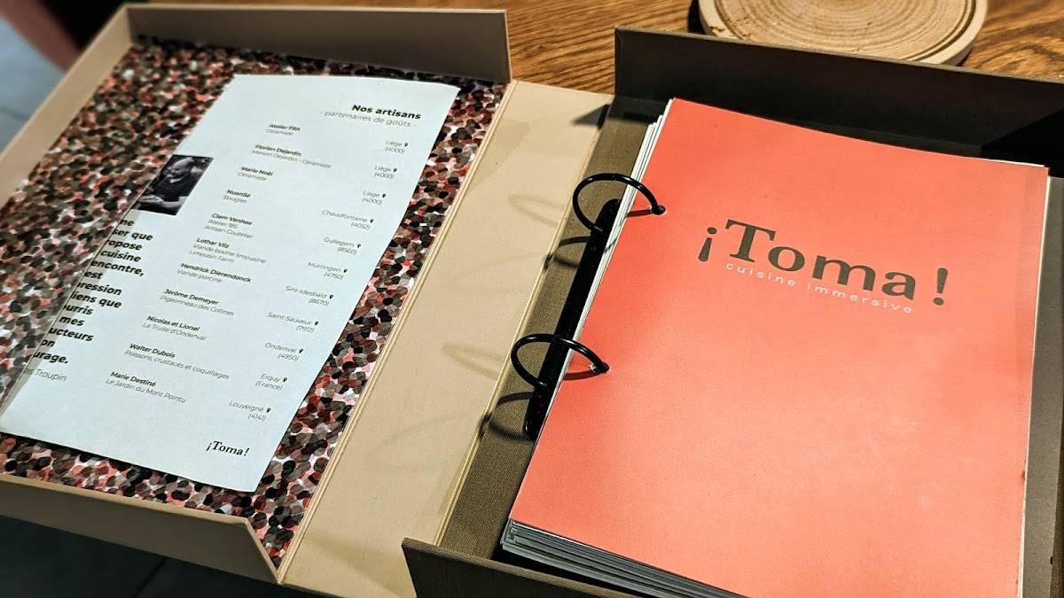 Speisekarte von ¡Toma!, Luttich