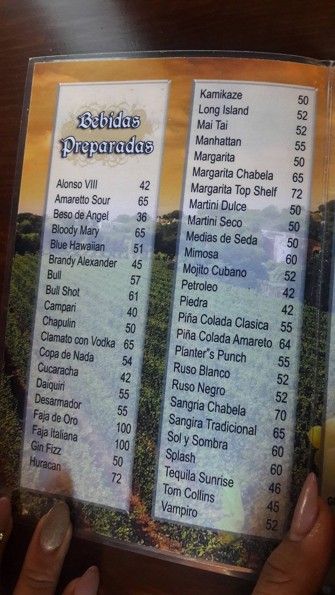 Carta del restaurante Toro Bronco Real, Ciudad Juarez, Av. Waterfill 427