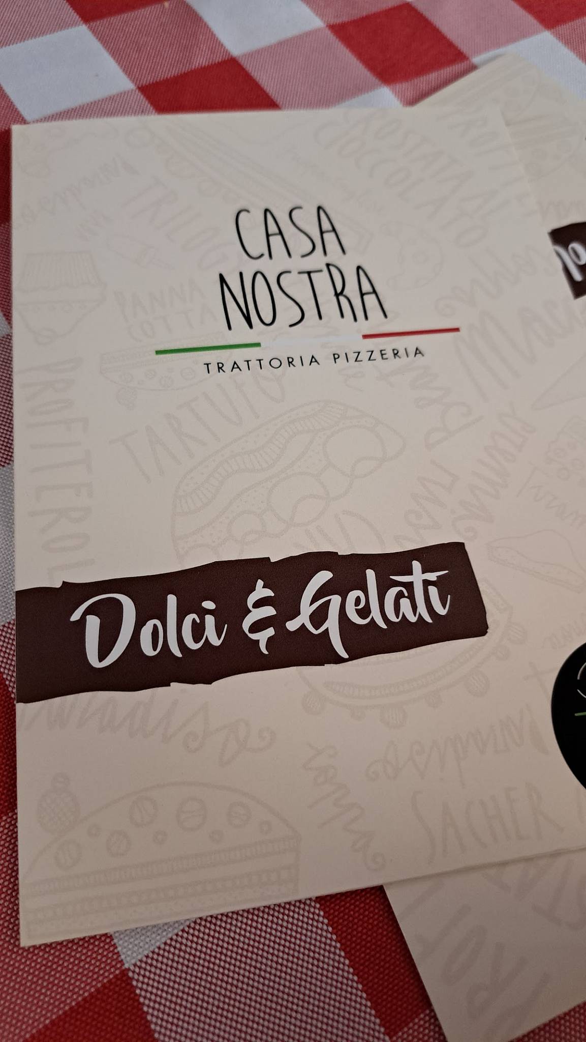 Speisekarte von Casa Nostra restaurant, Fellbach