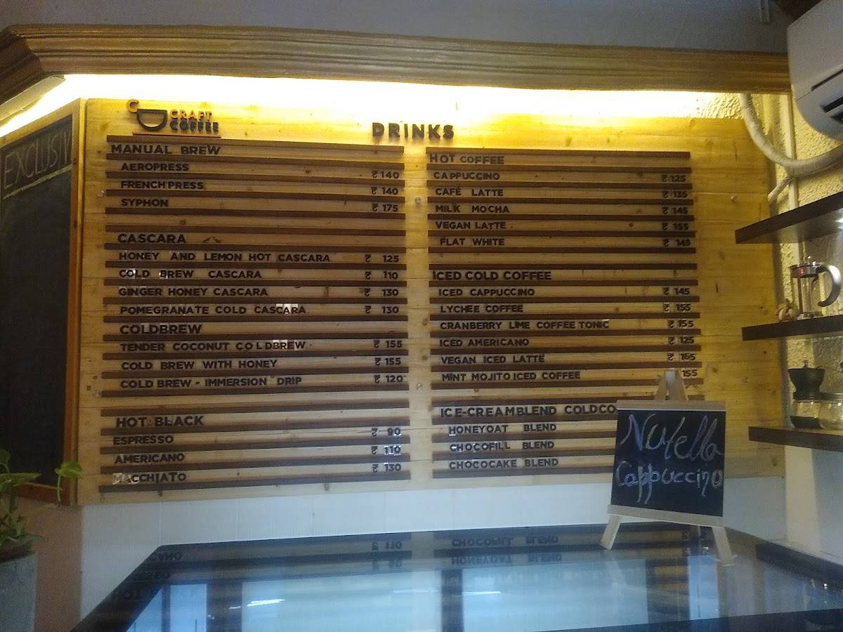 Menu at Trincas Restaurant & Bar, Kolkata