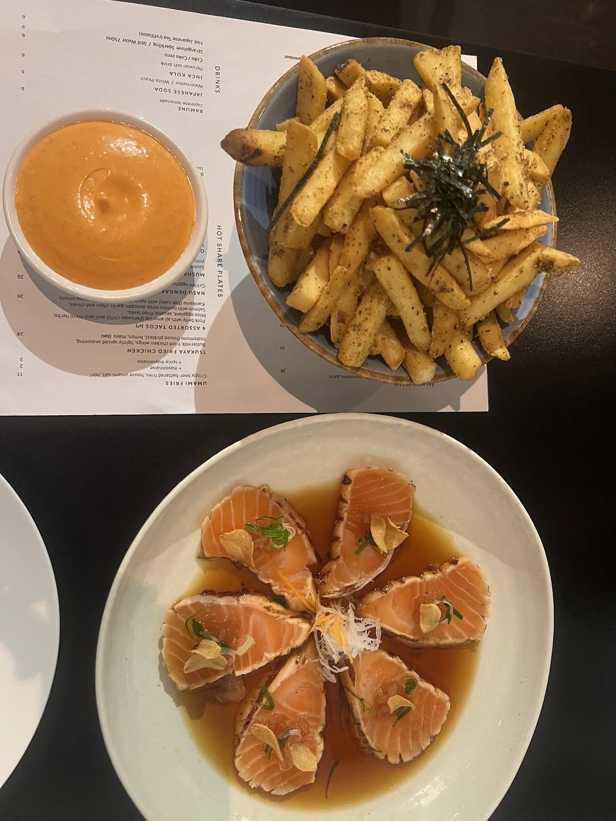 Menu at Tsukaya Restaurant, Mount Hawthorn