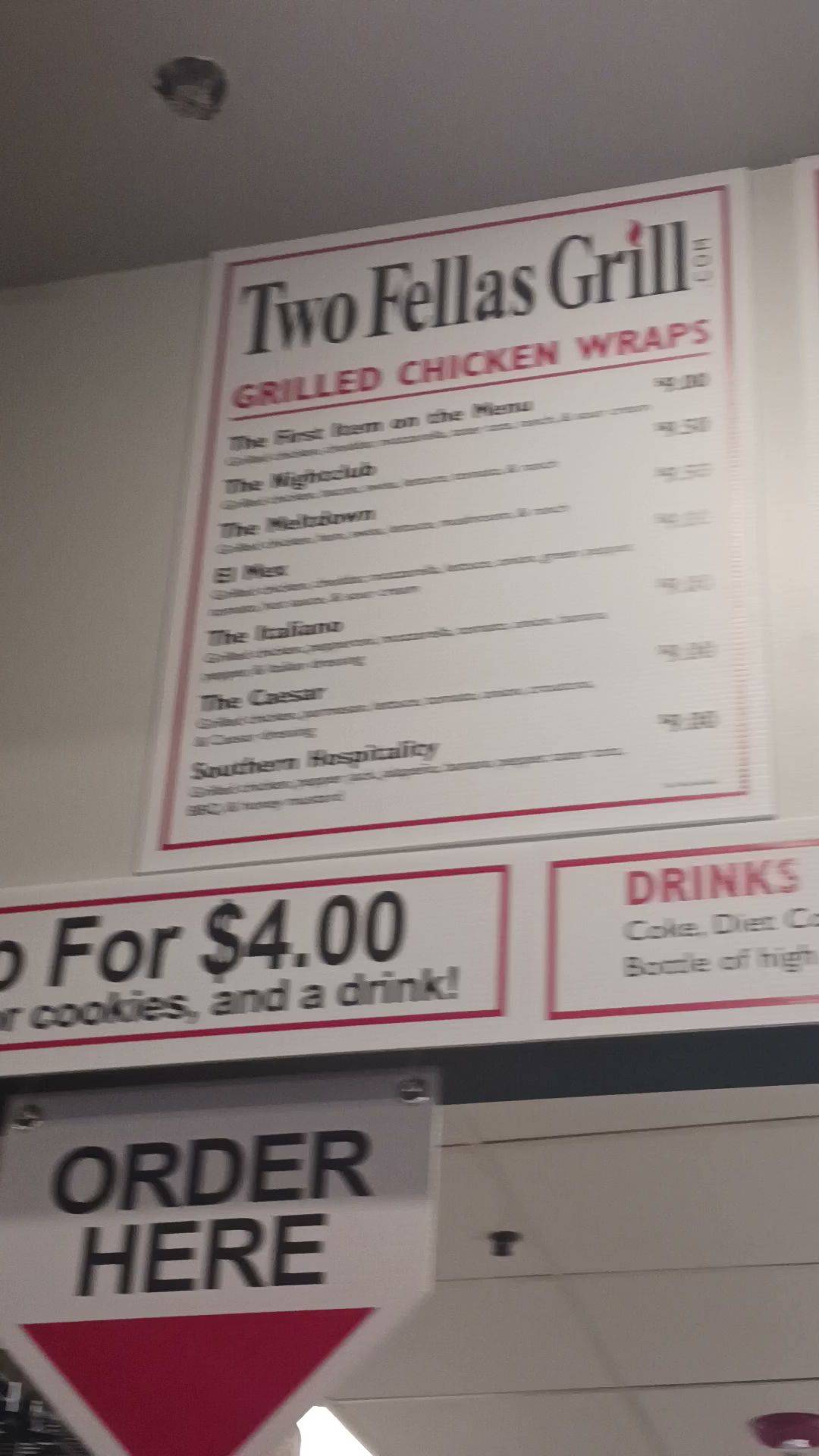 Menu at Two Fellas Grill restaurant, Kalamazoo, Gull Rd #106